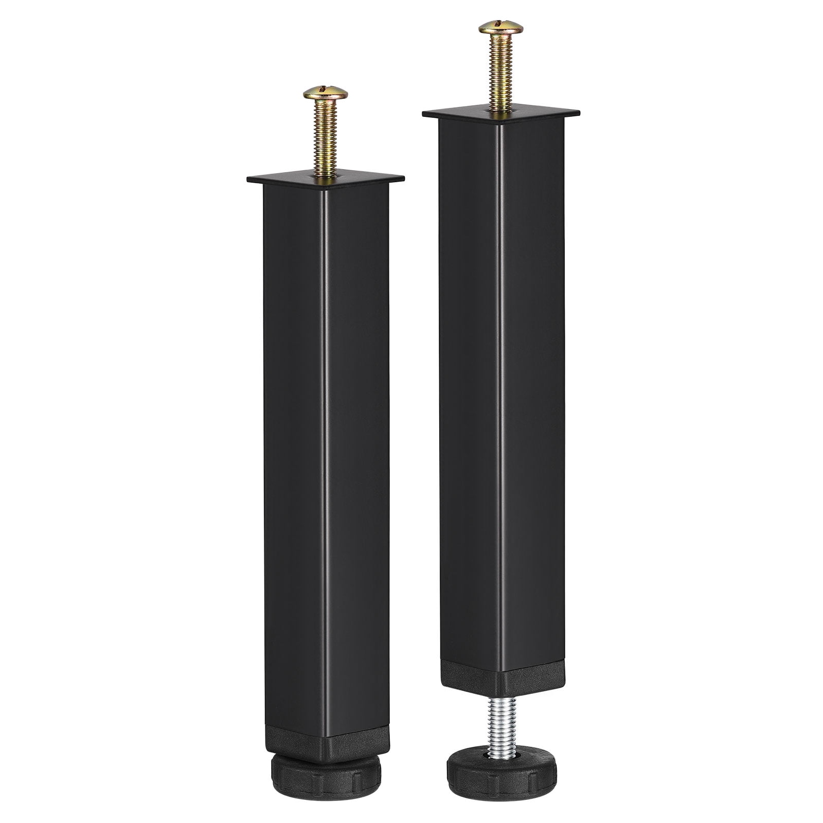 Uxcell 2 Pack Adjustable Height Bed Frame Support Legs(200mm-235mm/7.9 ...