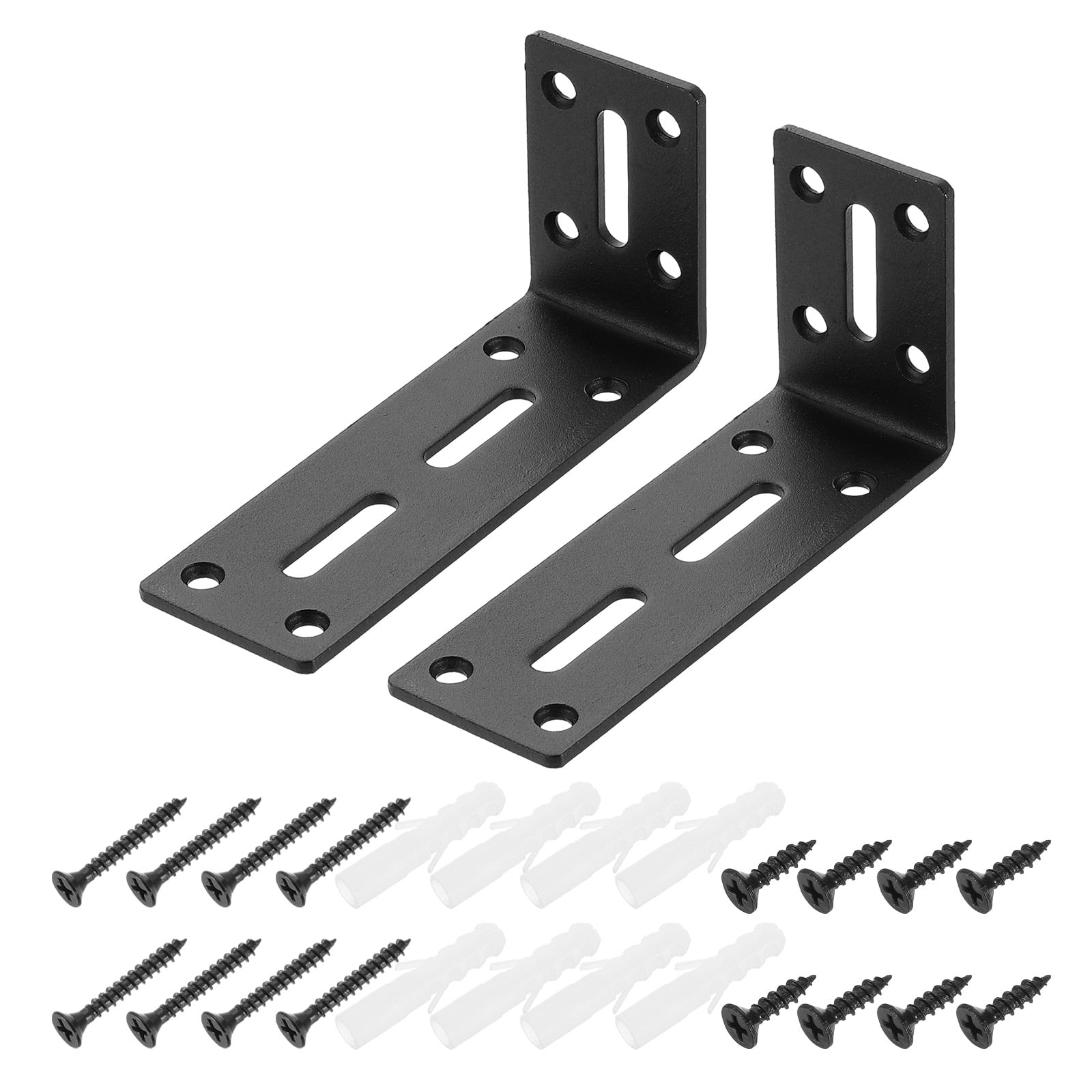 Uxcell 2 Pack Adjustable L-Shape Corner Brace, 60 x 120 x 40mm L Corner ...