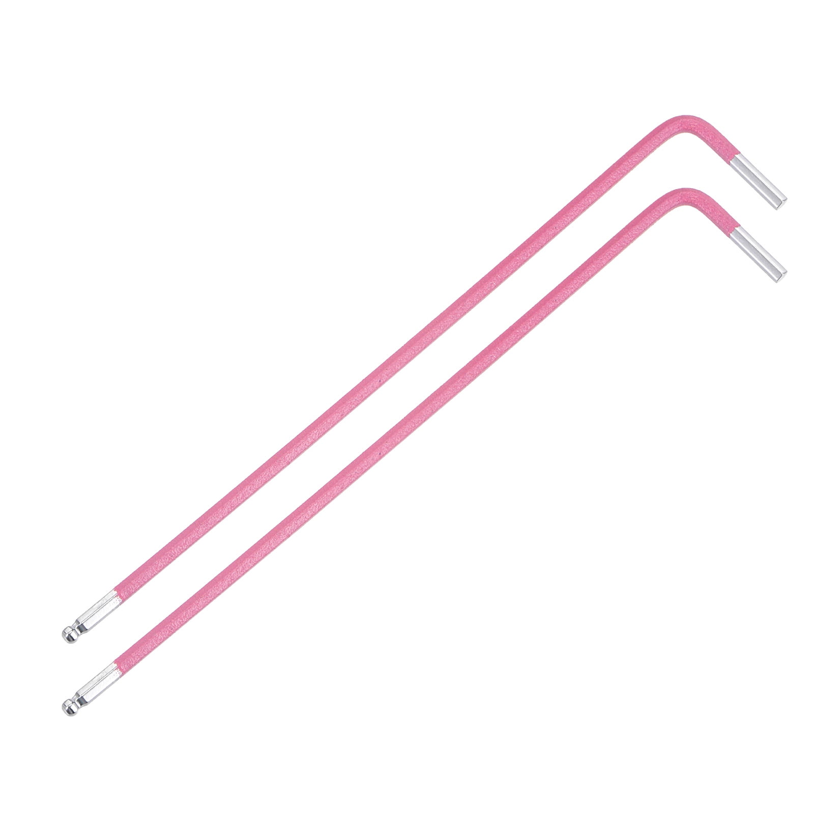 Uxcell 2-Pack Ball End Hex Key Wrench, 2mm L Shape Extra Long Arm S2 ...