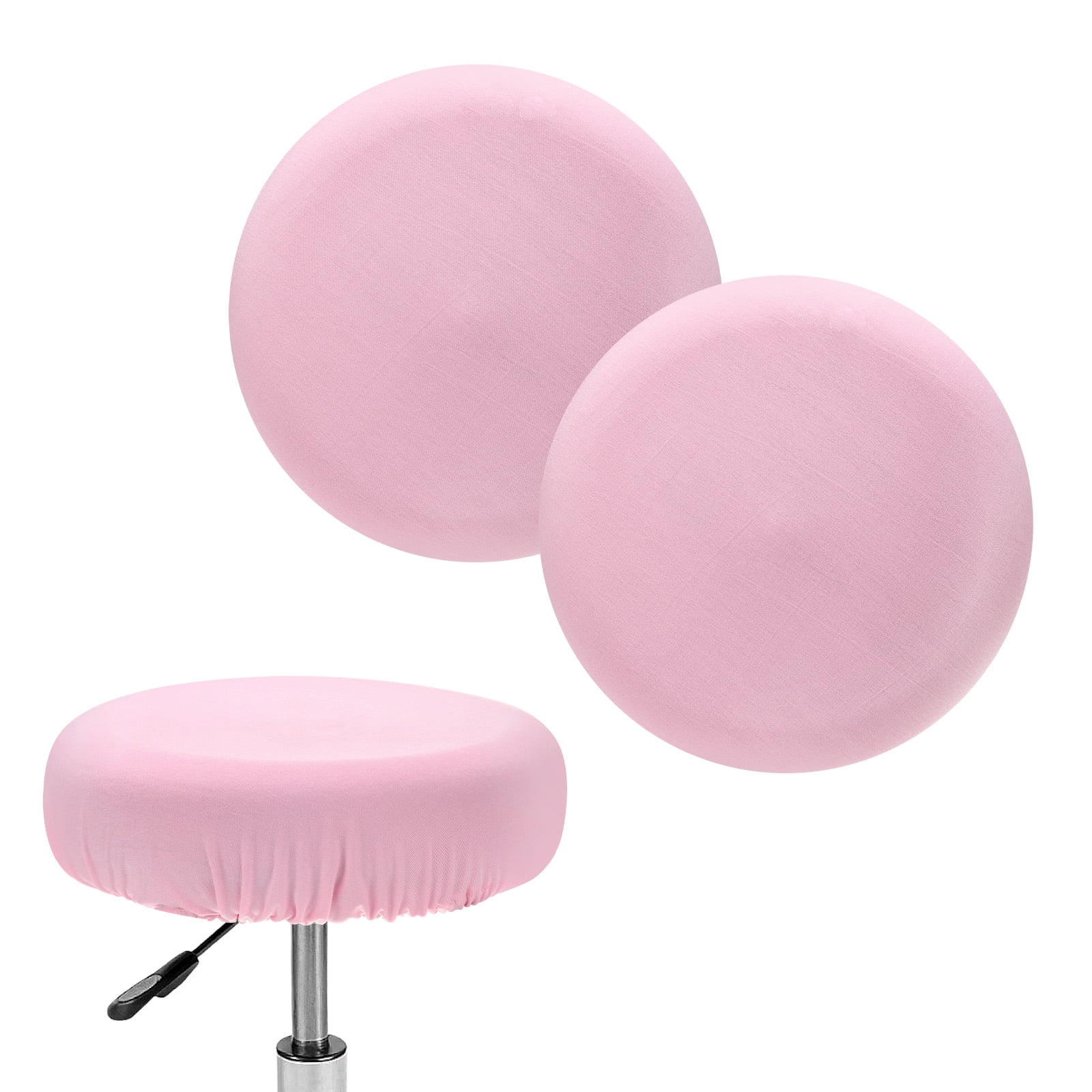 Uxcell 2-Pack Bar Stool Covers Round, for 12-15 Inch Spandex High ...