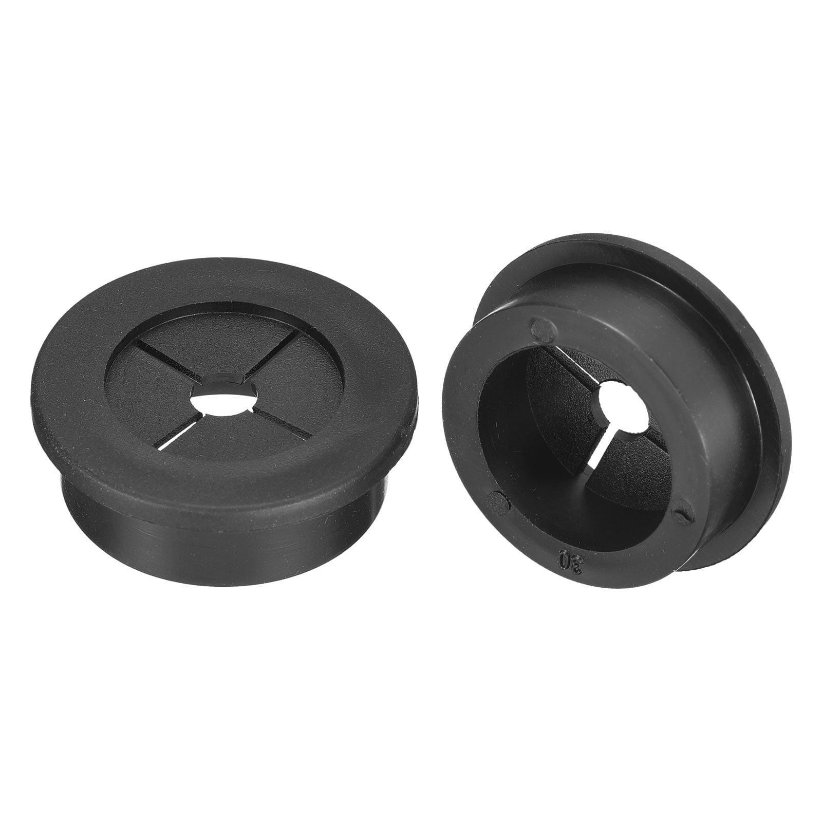 Uxcell 2 Pack Cable Cord Grommet, 1-3/16 Inch Desk Grommet Flexible ...
