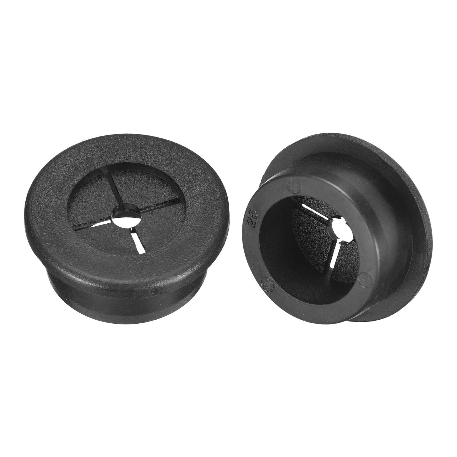 Uxcell 2 Pack Cable Cord Grommet, 1 Inch Desk Grommet Flexible Rubber ...