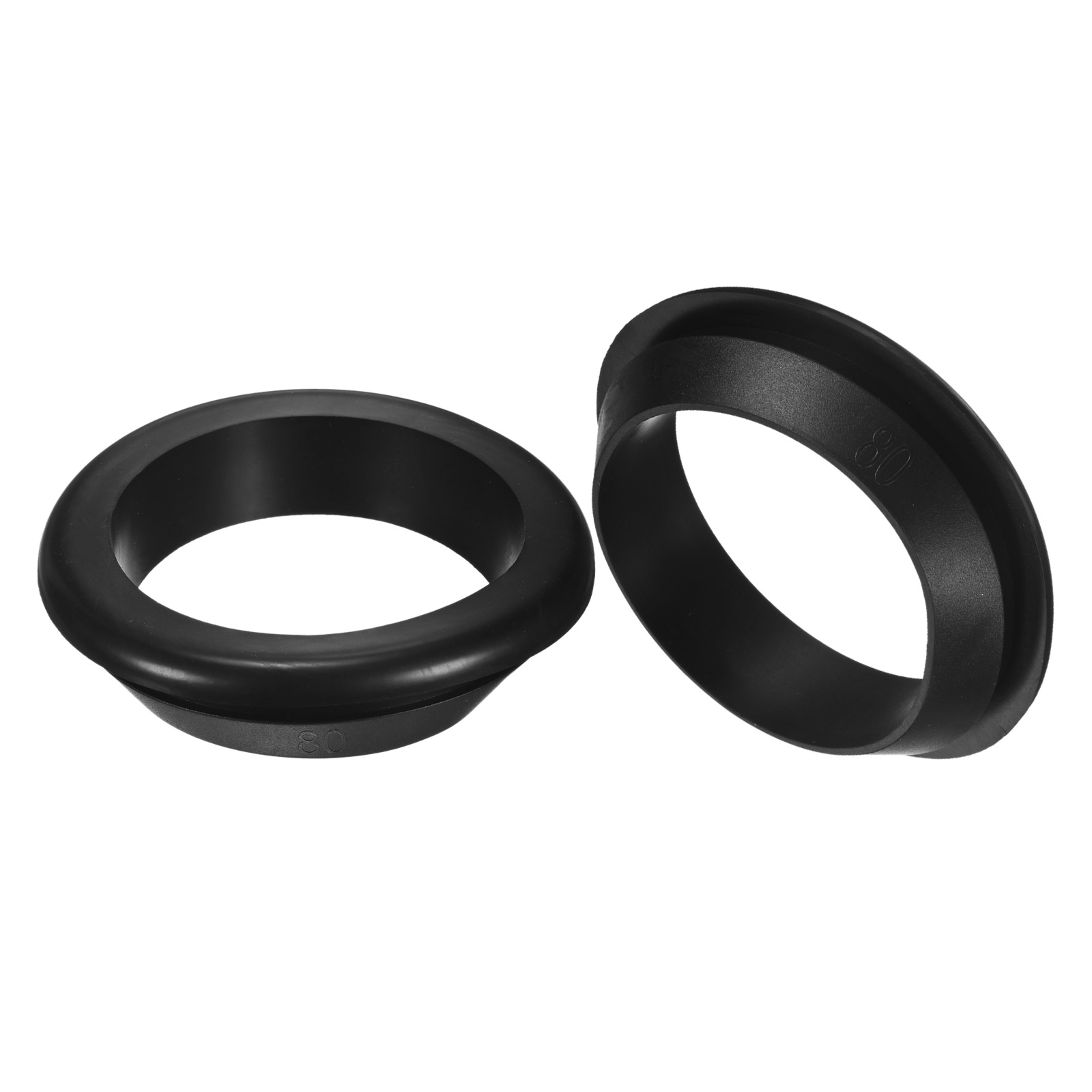 Uxcell 2-Pack Cable Railing Rubber Grommets, 80mm Drill Hole 70mm ID ...