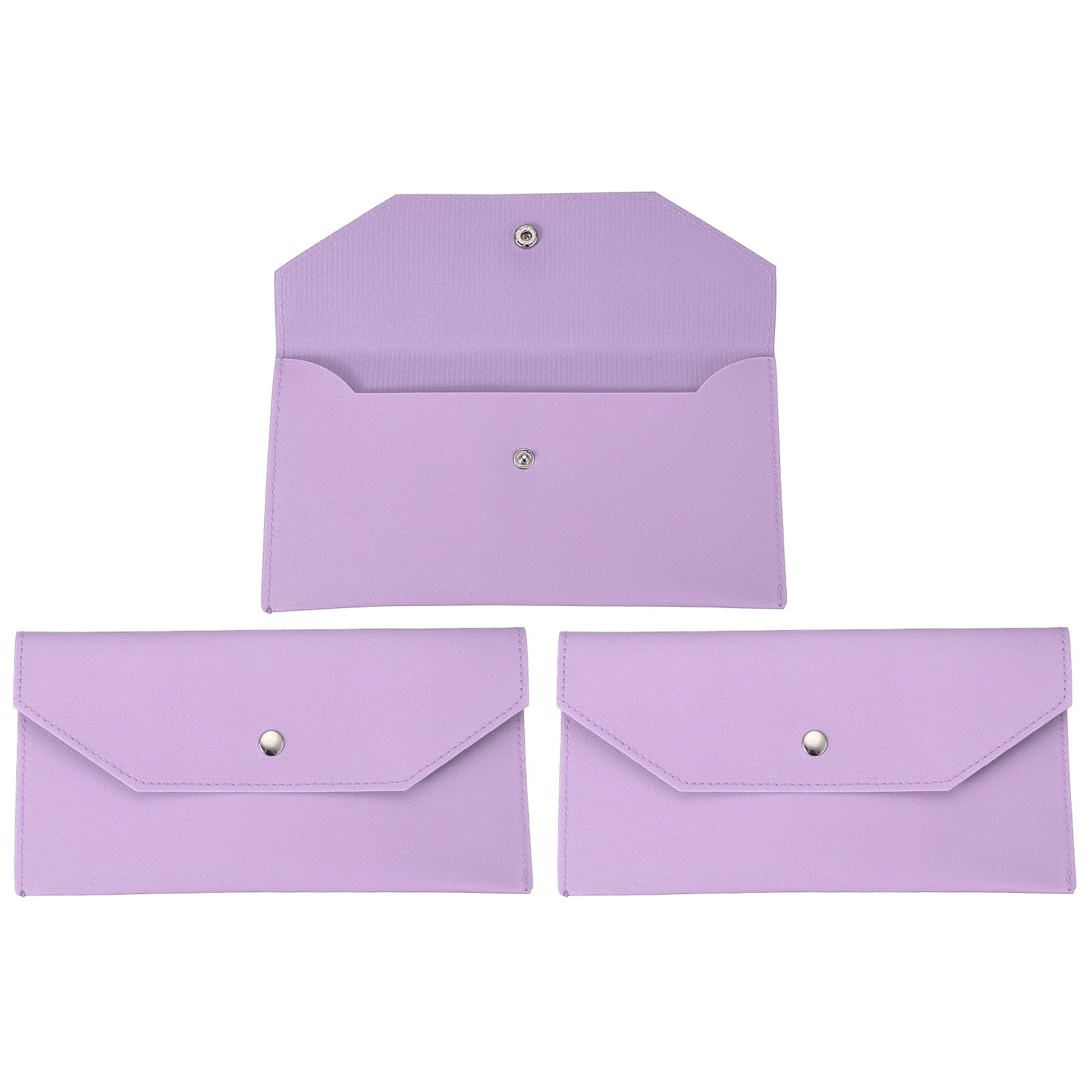 Uxcell 2 Pack Cash Envelope Wallet, Budget Cash Holder Reusable Money ...