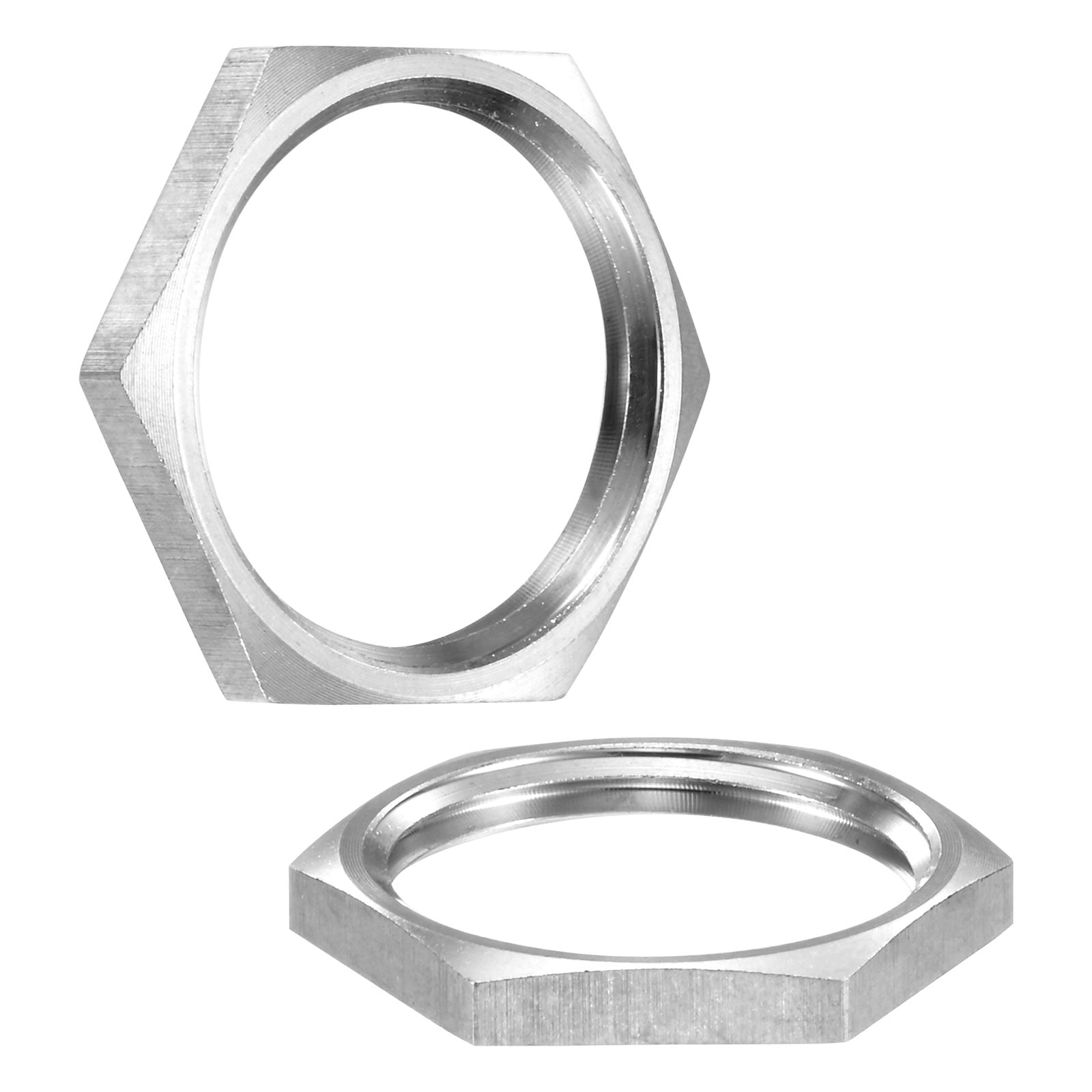 Uxcell 2-Pack Cast Pipe Fitting Hex Locknut, NPT3/4 Female Thread ...