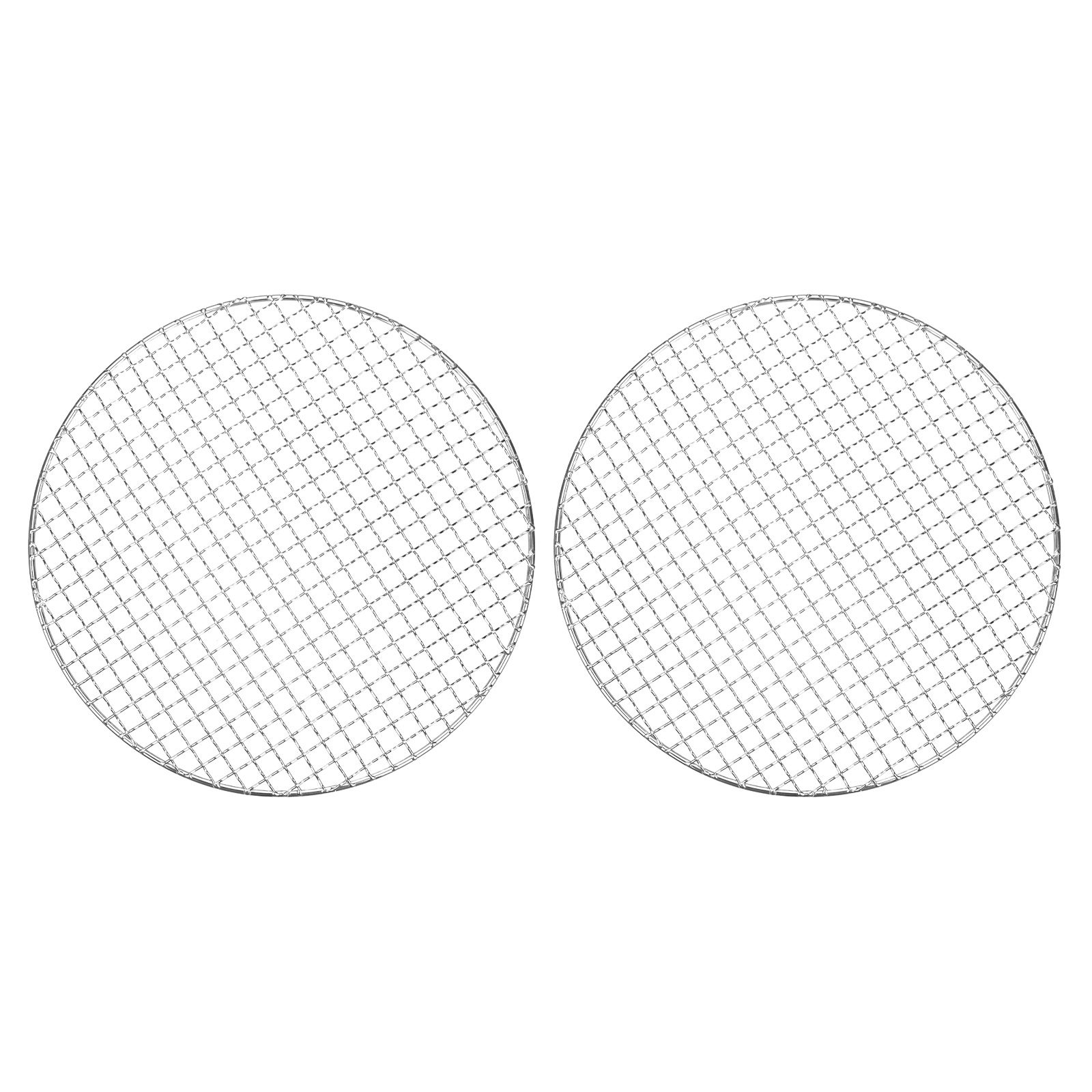 Uxcell 2-Pack Cooling Rack, 12" Round Stainless Steel Baking Rack for ...