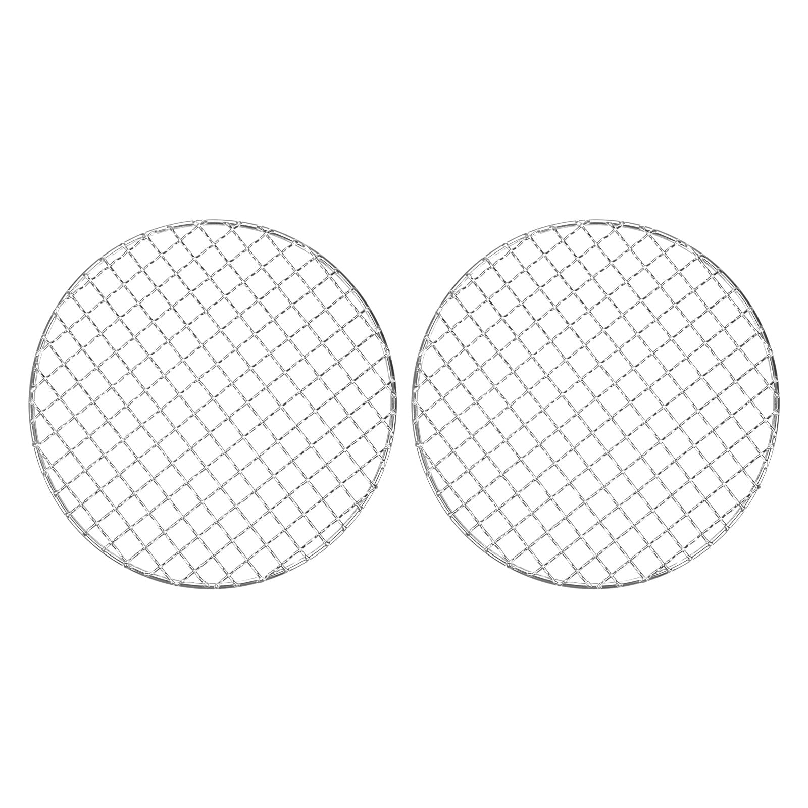 Uxcell 2-Pack Cooling Rack, 8" Round Stainless Steel Baking Rack for ...