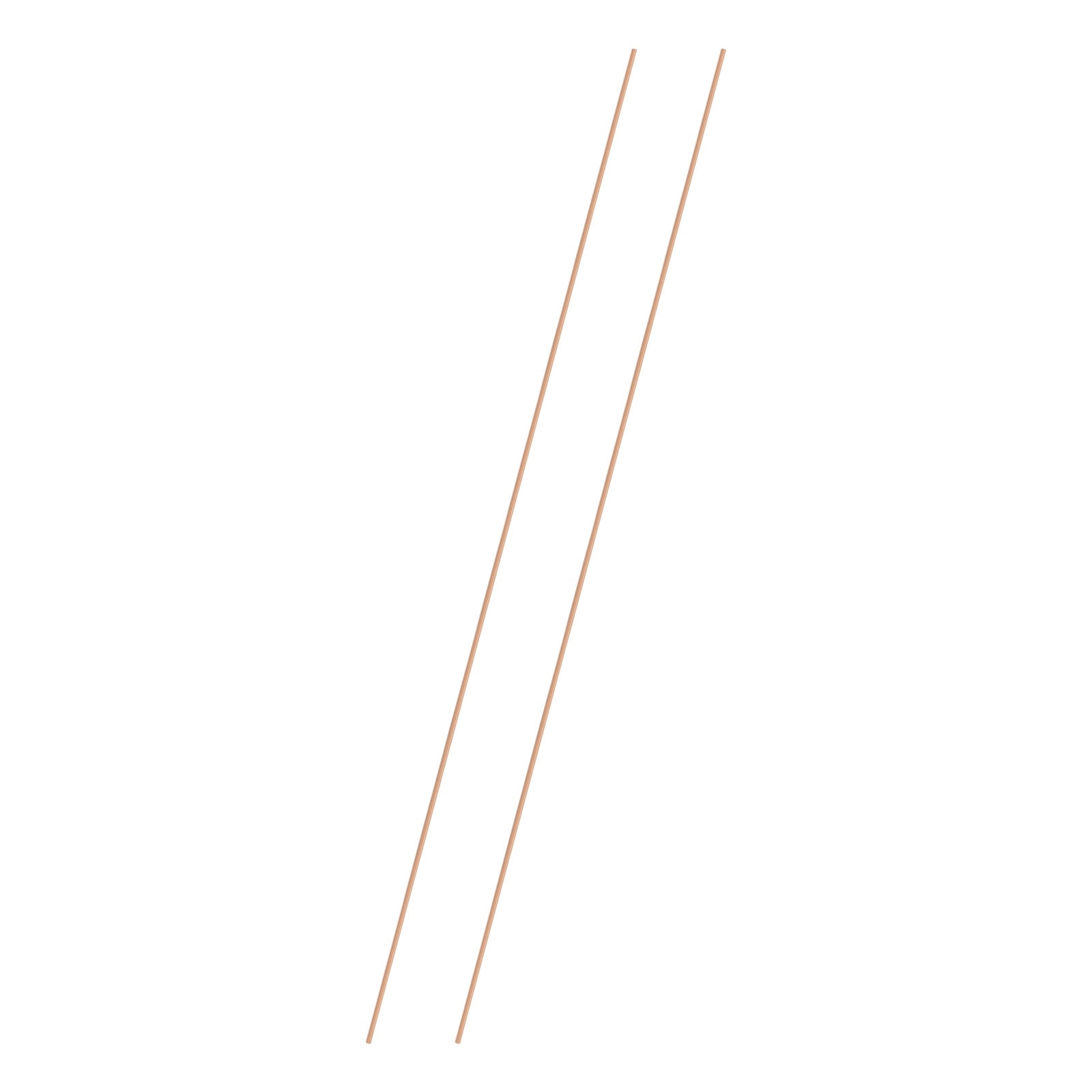 Uxcell 2-Pack Copper Round Rod 1.5mm x 300mm T2 Copper Stock - Walmart.com