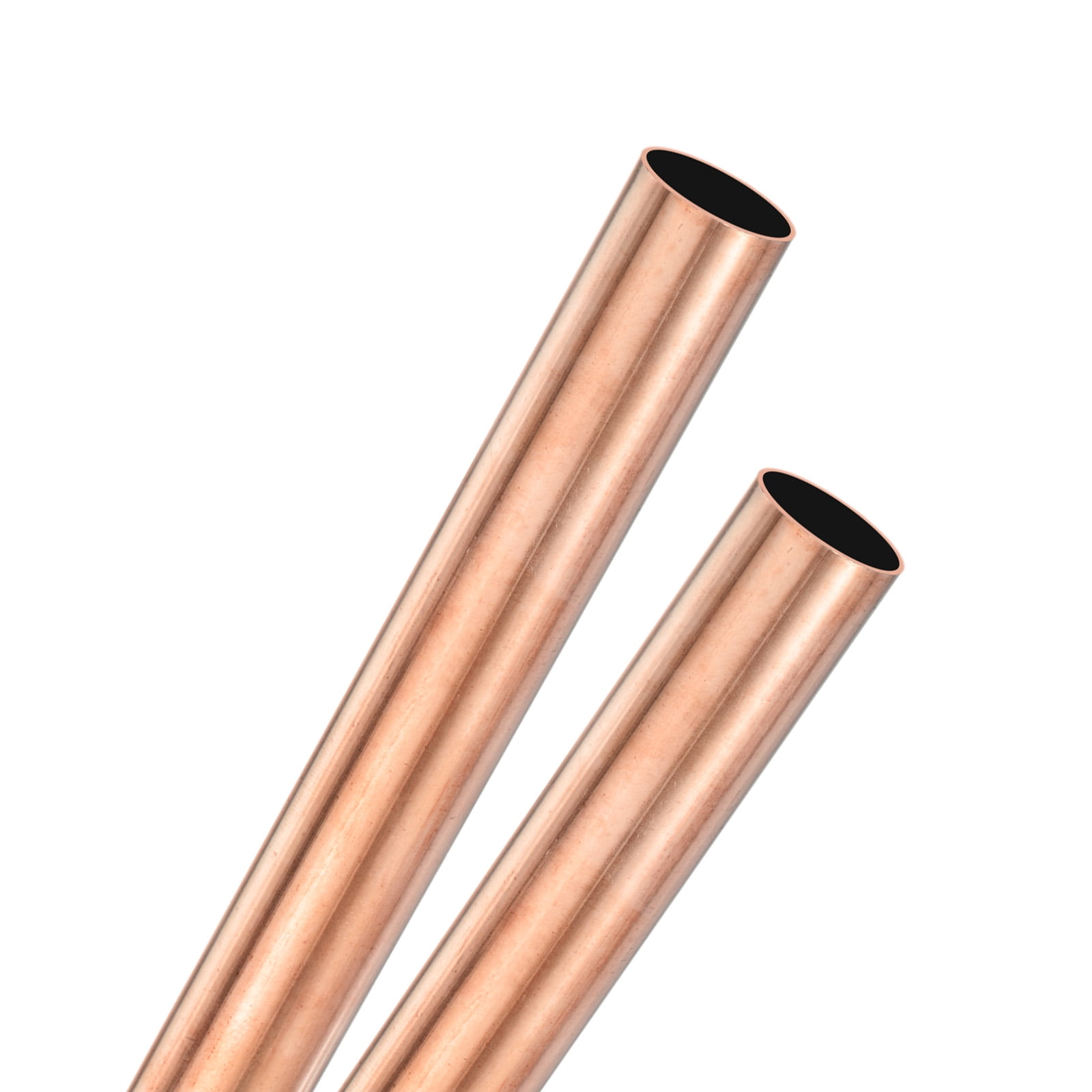 Uxcell 2-Pack Copper Round Tube, 13mm OD 0.5mm Thick 200mm Length ...