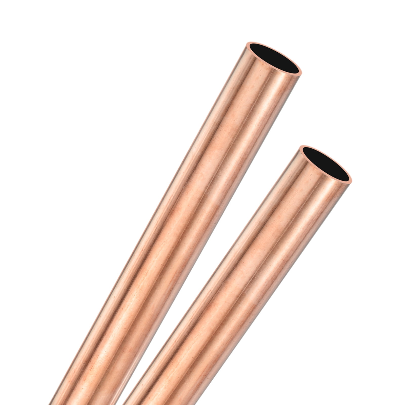 Uxcell 2-Pack Copper Round Tube, 14mm OD 1mm Thick 200mm Length ...