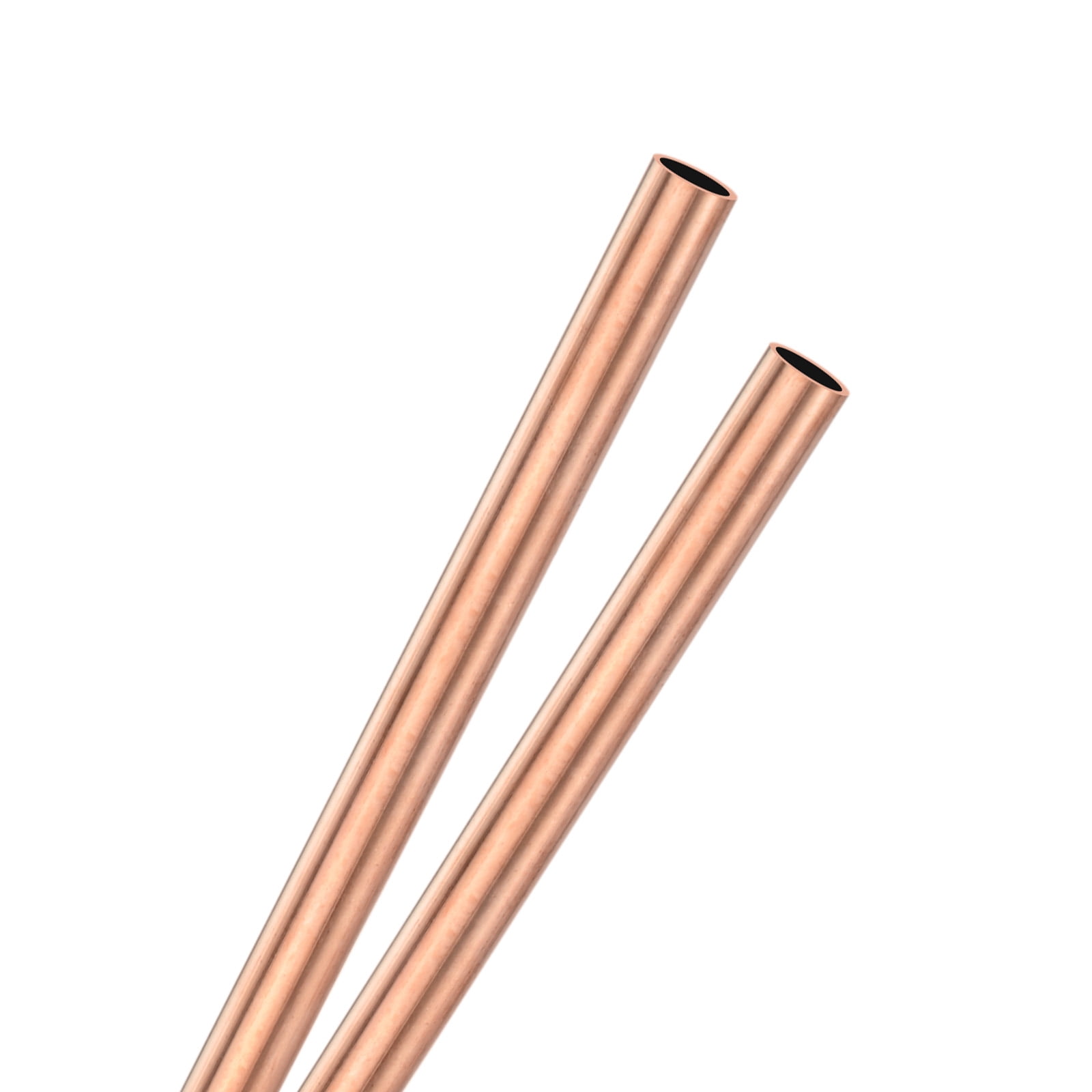 Uxcell 2-Pack Copper Round Tube, 5mm OD 0.5mm Thick 250mm Length ...