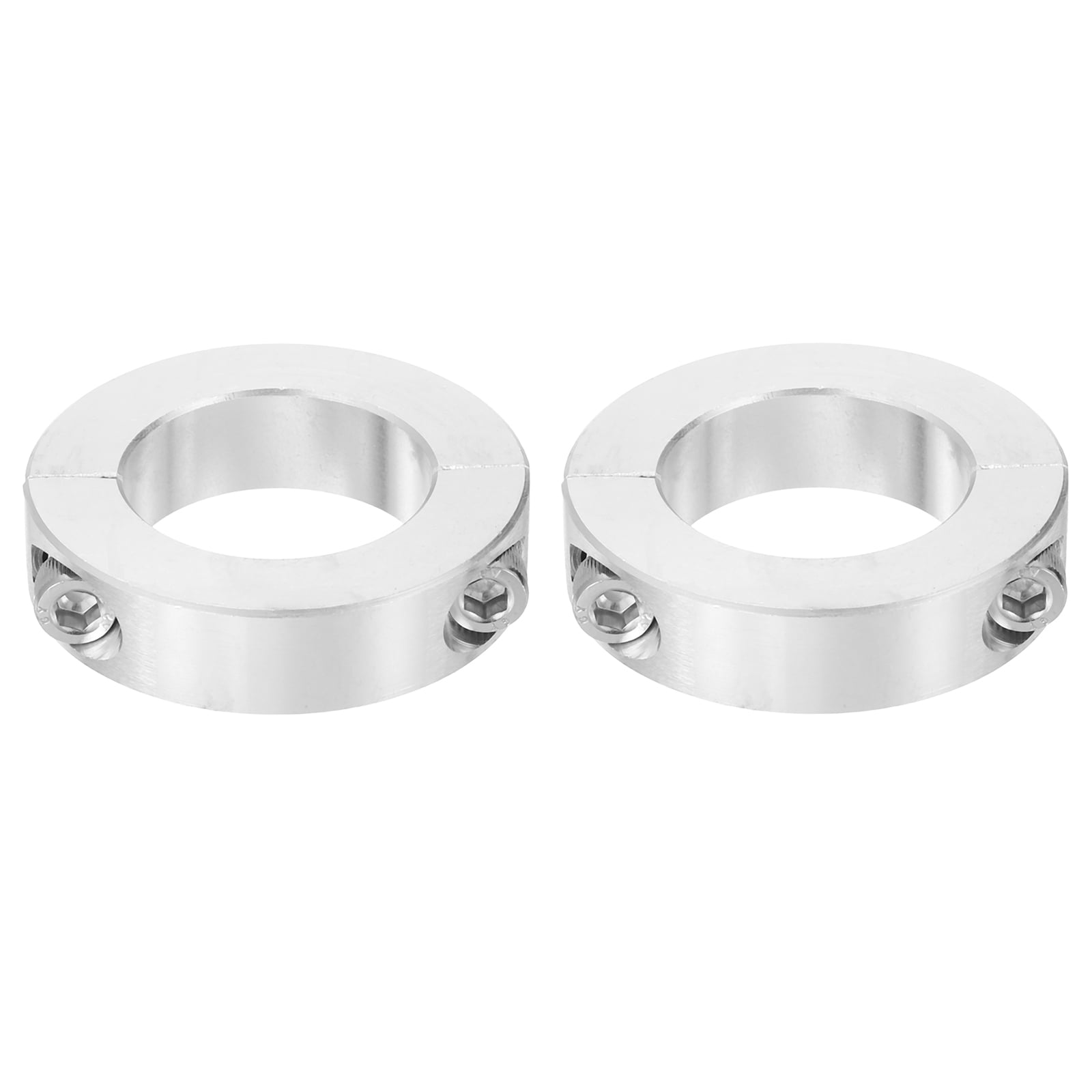 Uxcell 2 Pack Double Split Shaft Collar 1-3/8" Bore, Two-Piece Clamping ...