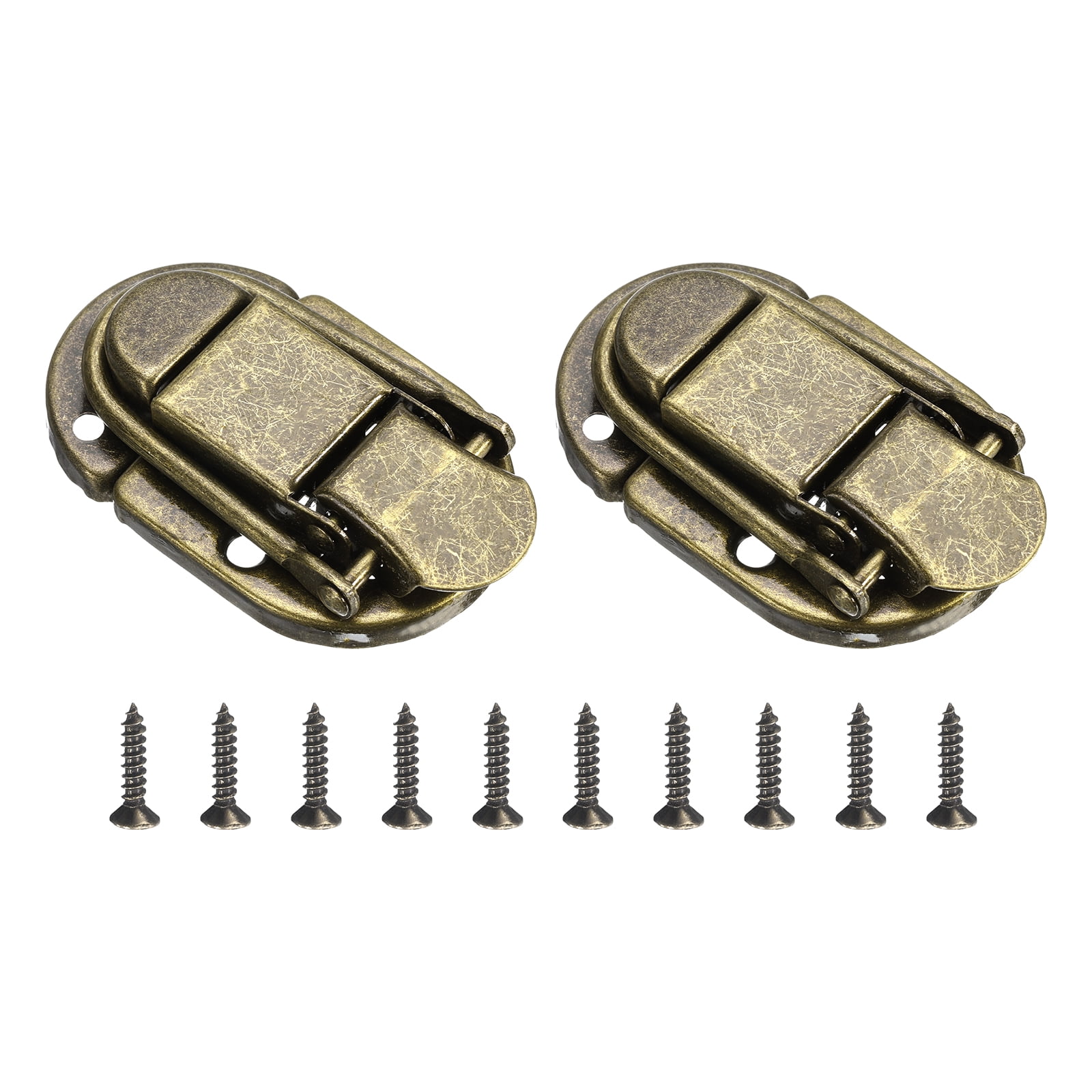 Uxcell 2 Pack Duck-billed Hasp Lock, 55 x 35mm Decorative Retro Box ...