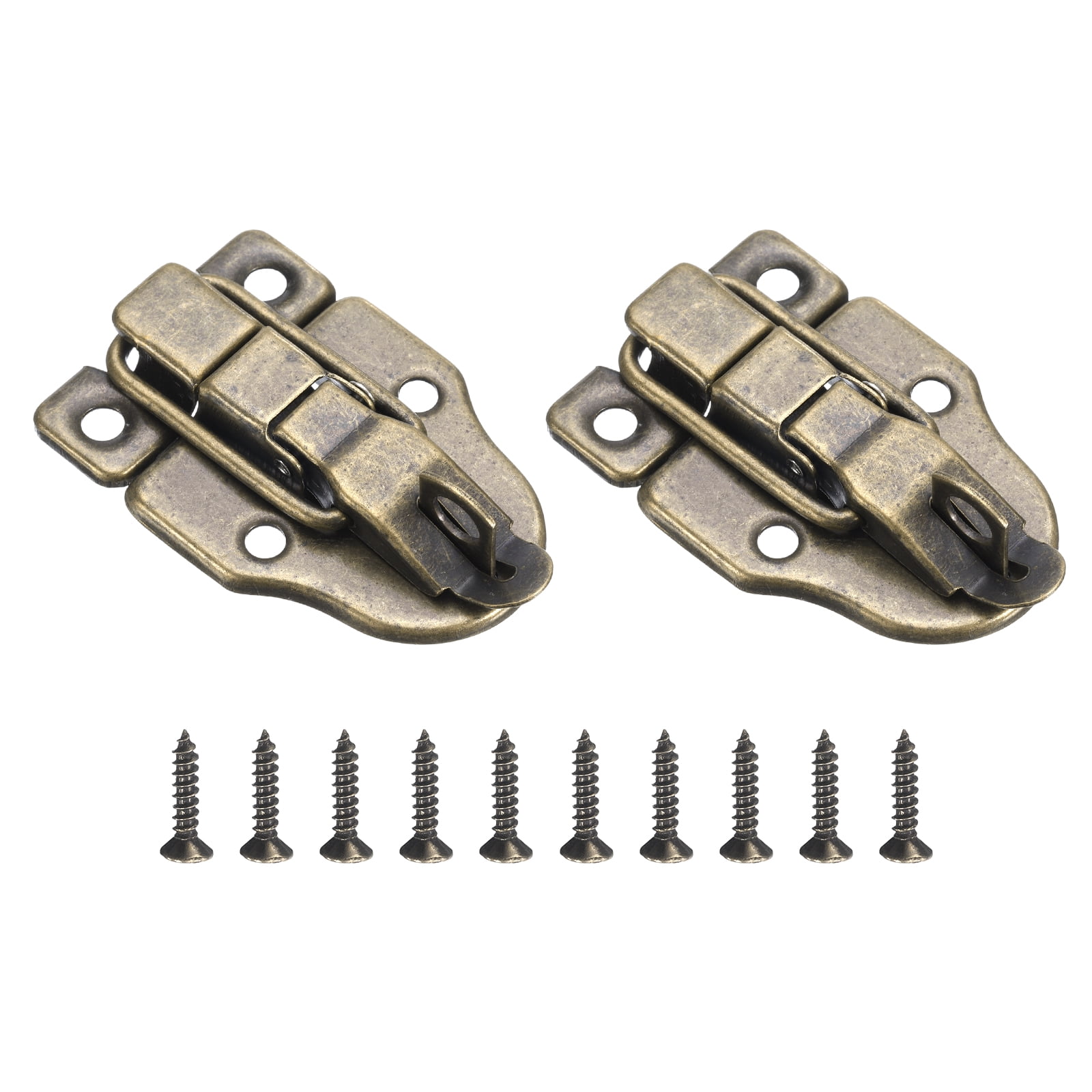 Uxcell 2 Pack Duck-billed Hasp Lock, Retro Box Toggle Latch with ...