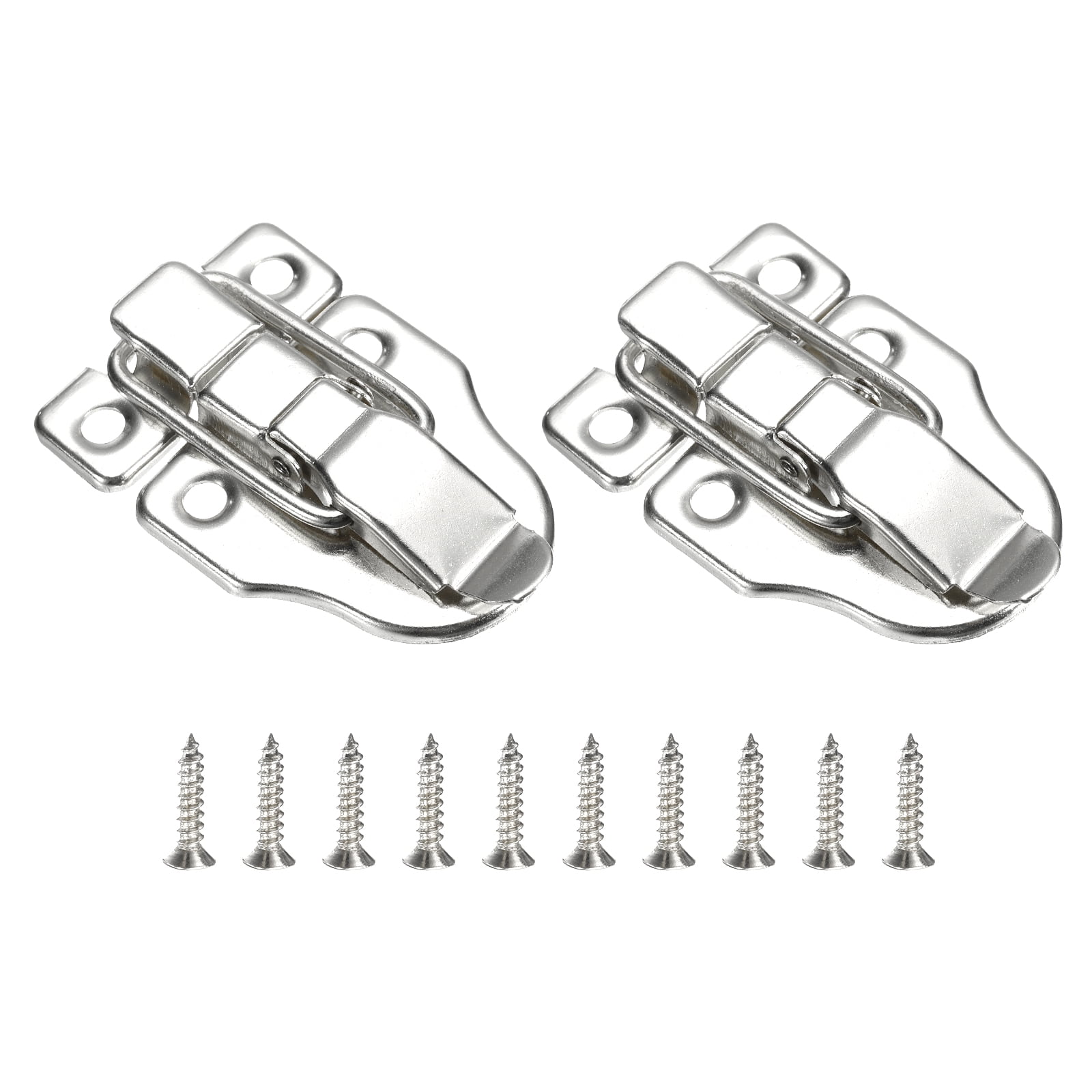 Uxcell 2 Pack Duck-billed Hasp Lock, Retro Box Toggle Latch without ...