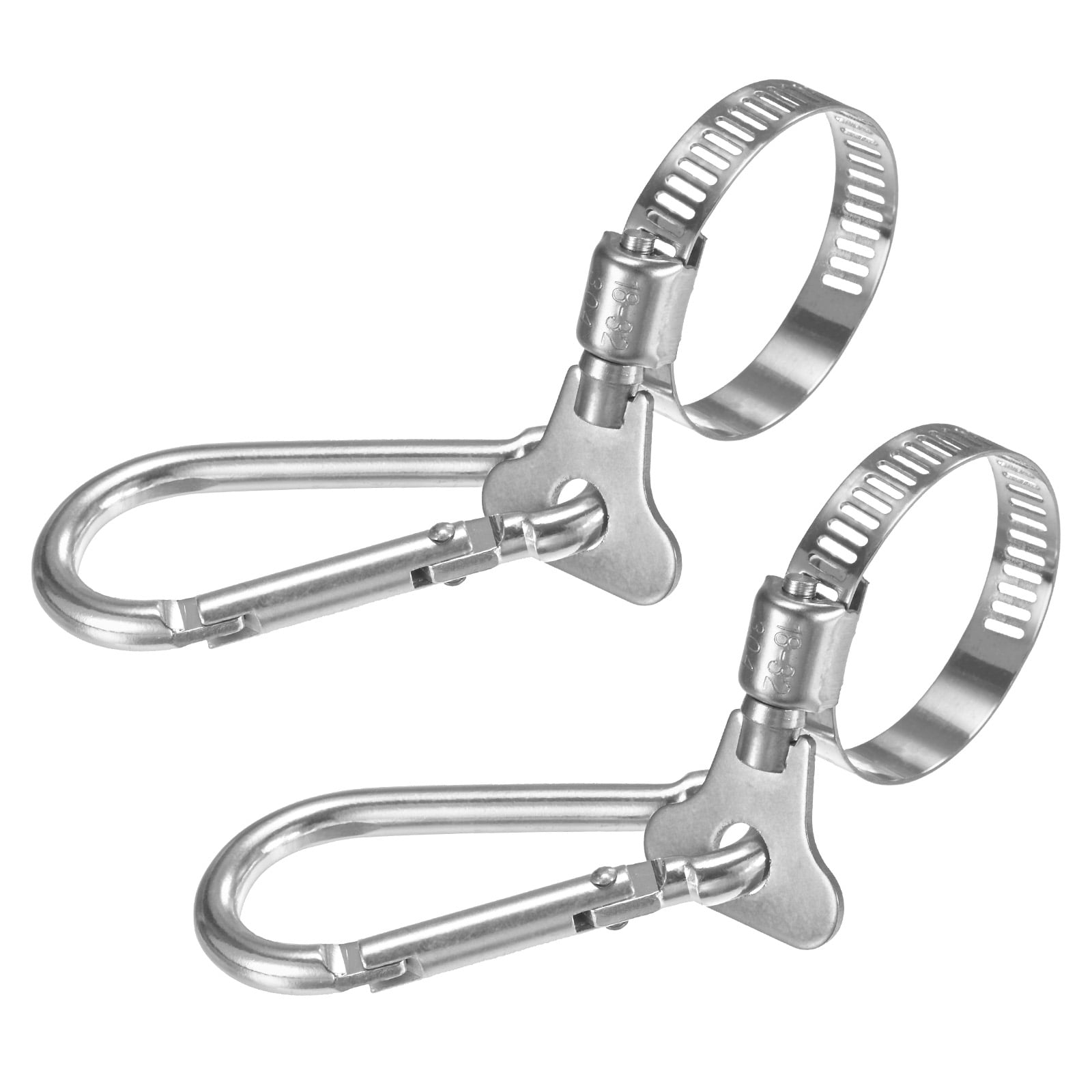 Uxcell FlagPole Ring Adjustable FlagPole Clip with FlagPole Clamp ...
