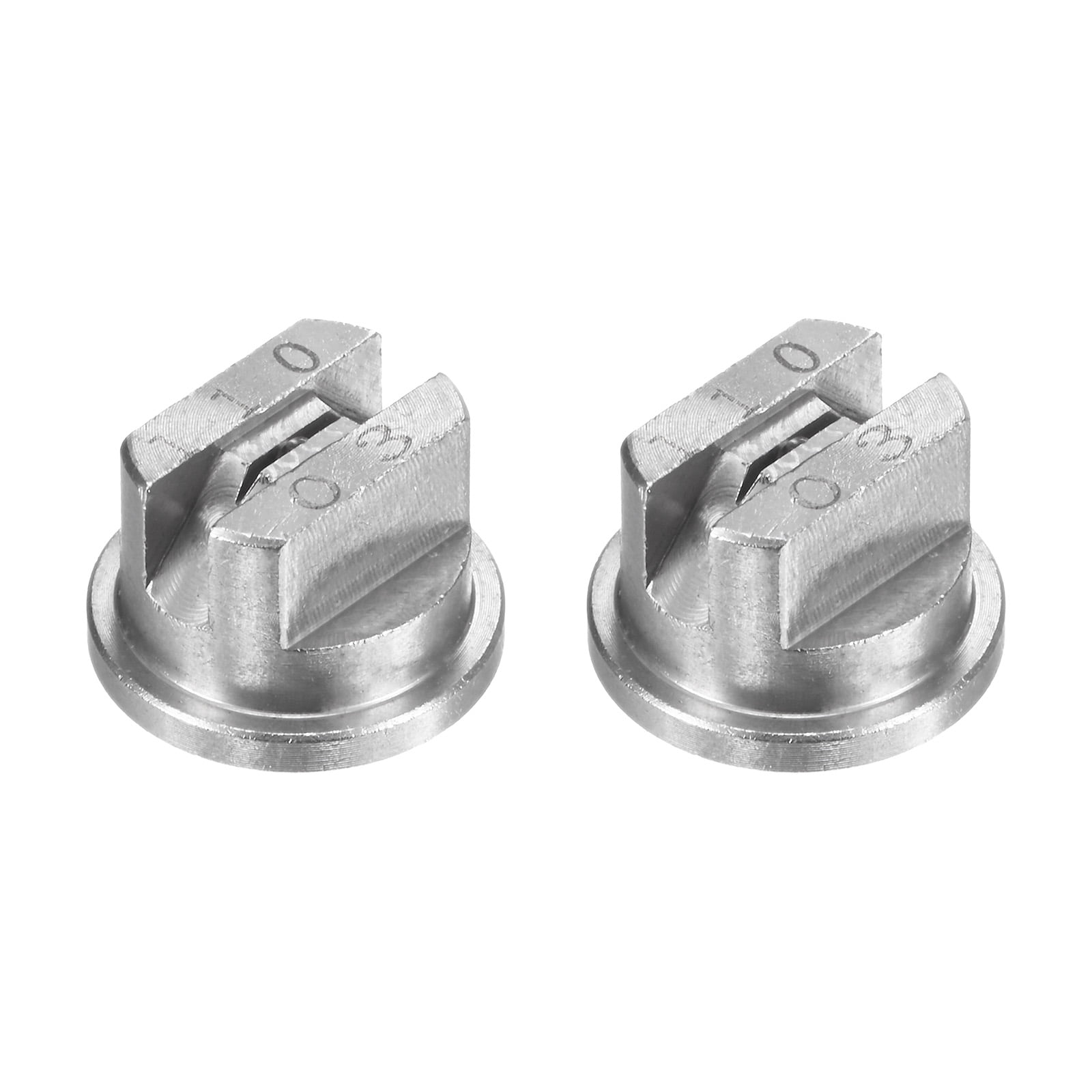 Uxcell 2-Pack Flat Fan Spray Tip, 2mm 95 Degree Stainless Steel Sprayer ...