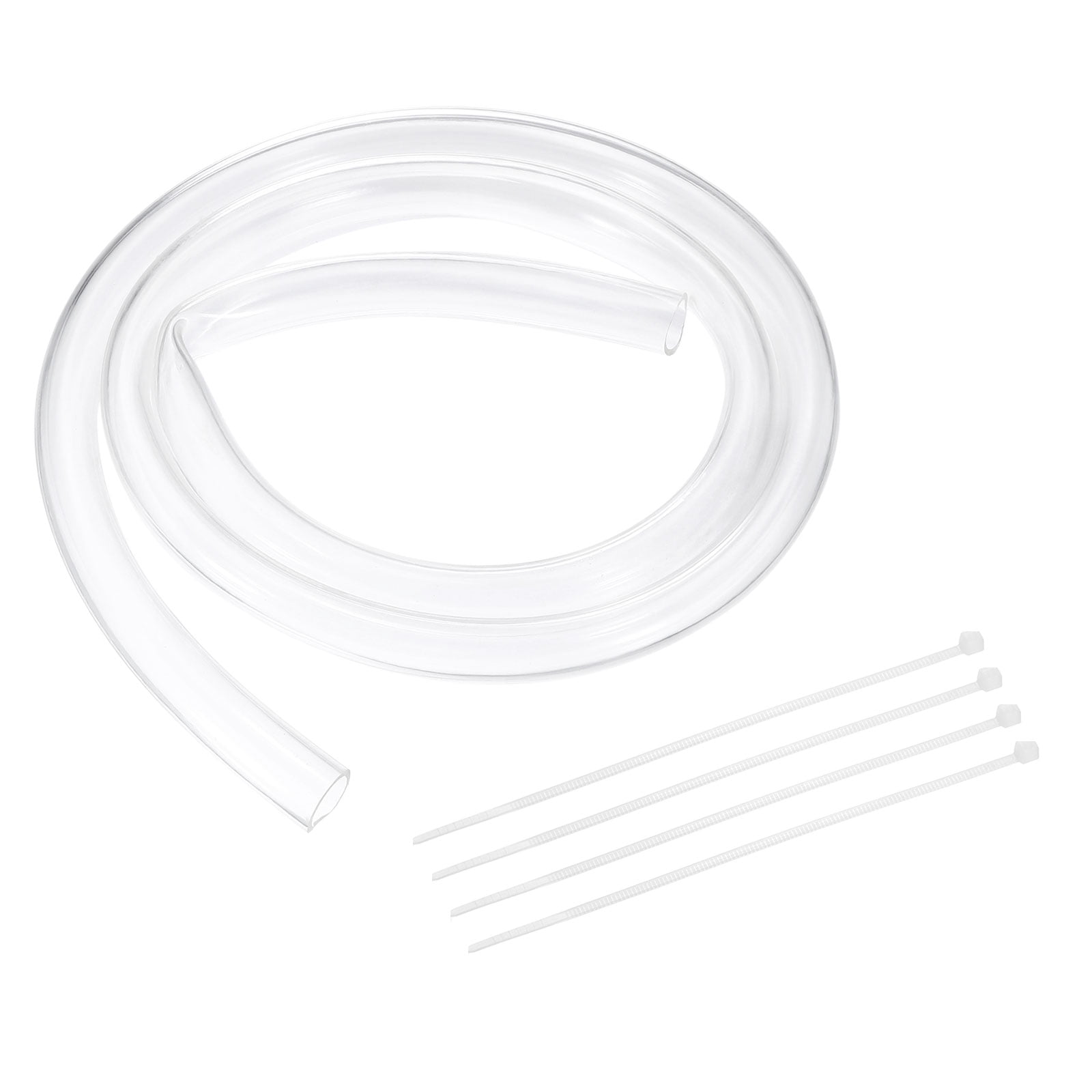 Uxcell 2 Pack Flexible PVC Tubing, 23mm ID x 29mm OD - 6.6 Feet Long ...