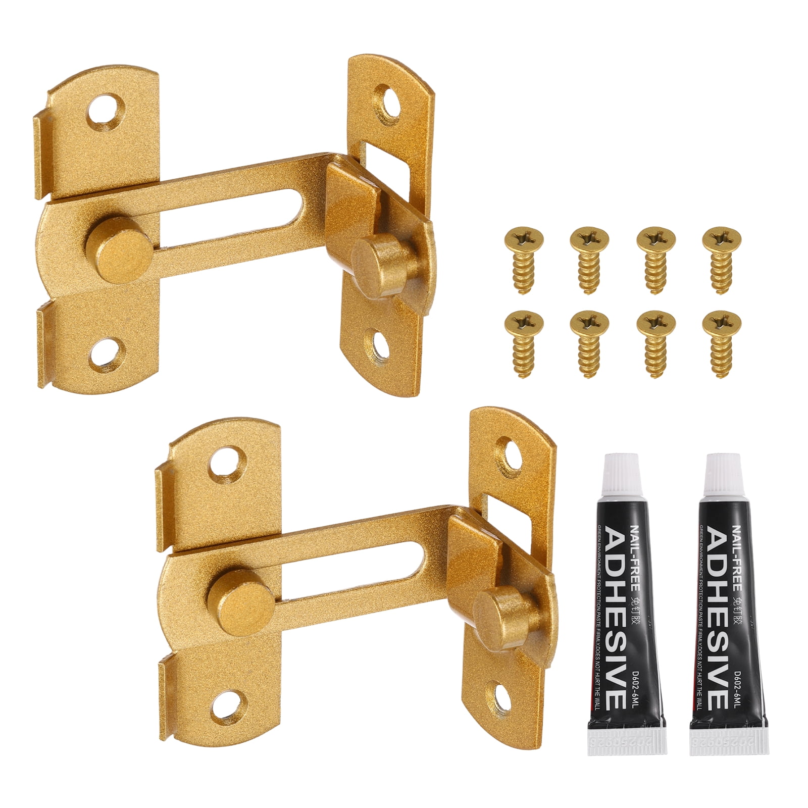 Uxcell 2-Pack Flip Latch Gate Latch, 2.8 in Stainless Steel 90 Degree ...