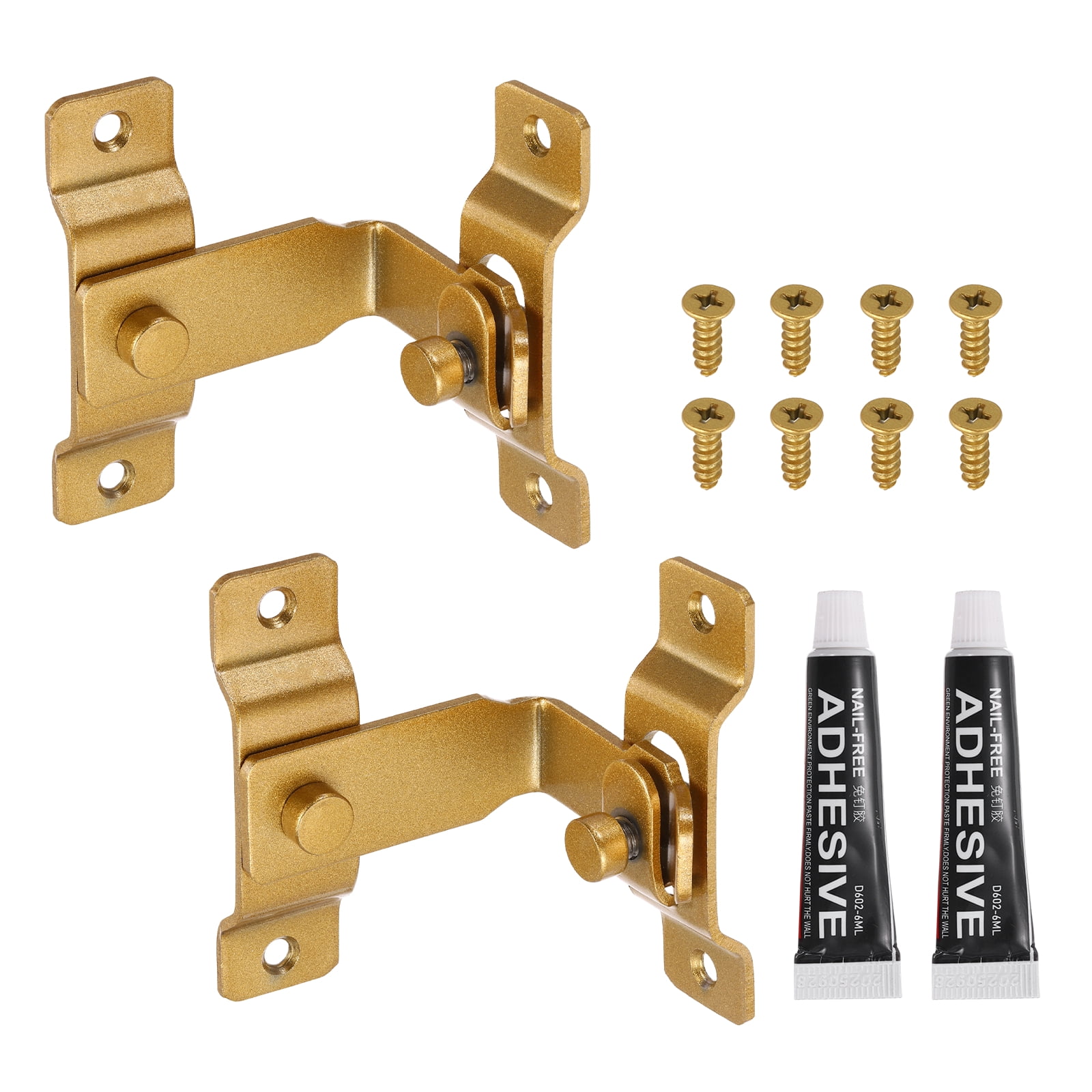 Uxcell 2-Pack Flip Latch Gate Latch, 3.3 in Stainless Steel 90 Degree ...