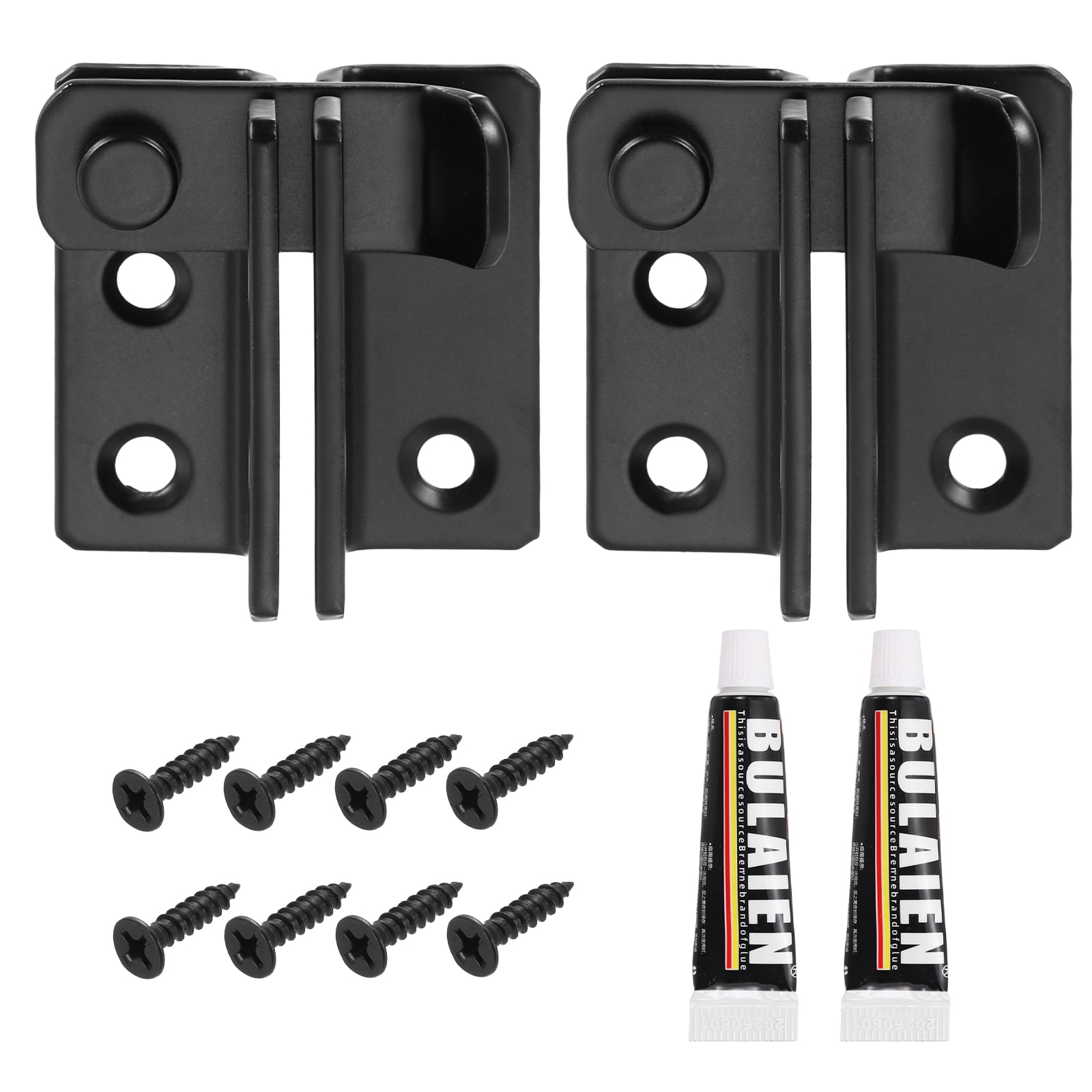 Uxcell 2-Pack Flip Latches, 1.8 in Stainless Steel Safety Door Lock ...