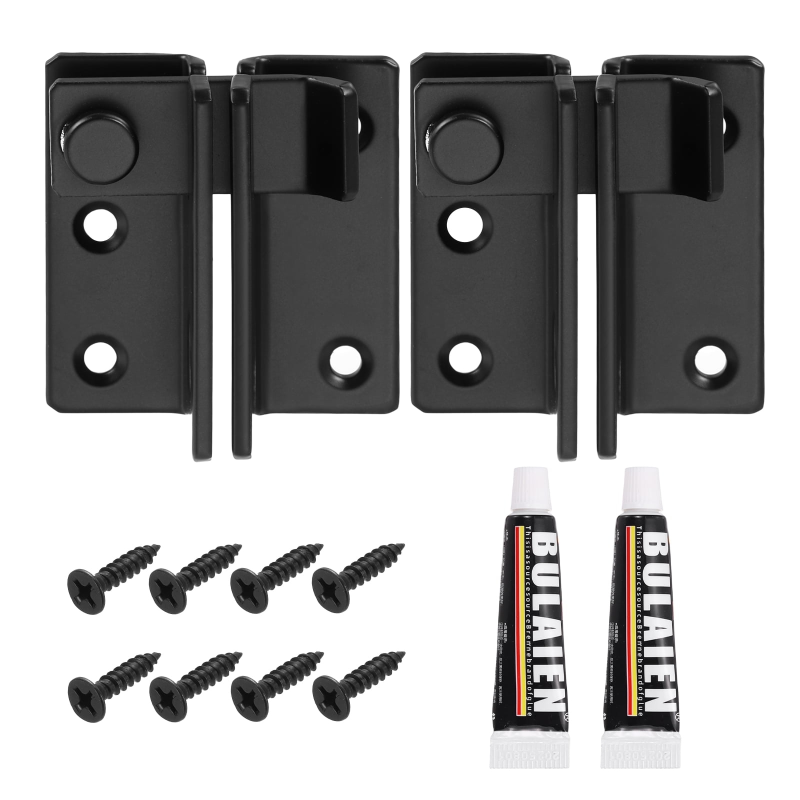 Uxcell 2-Pack Flip Latches, 2.4 in Stainless Steel Safety Door Lock ...
