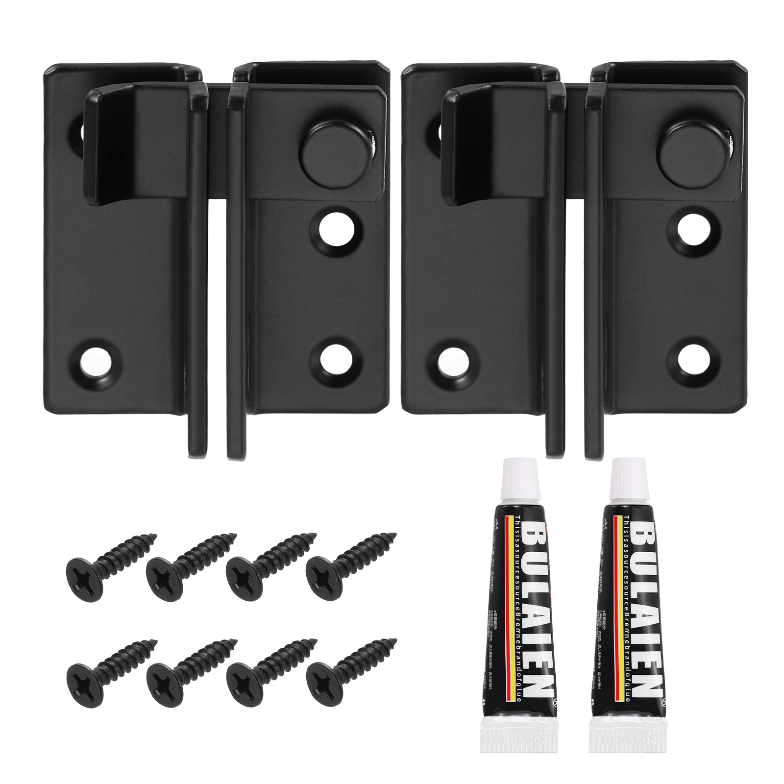 Uxcell 2-Pack Flip Latches, 2.4 in Stainless Steel Safety Door Lock ...