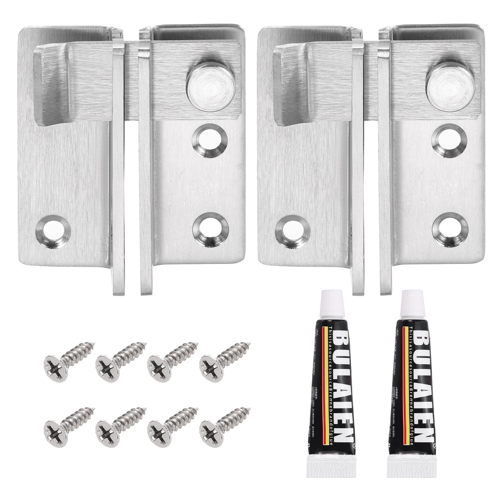 Uxcell 2-Pack Flip Latches, 2.4 in Stainless Steel Safety Door Lock ...