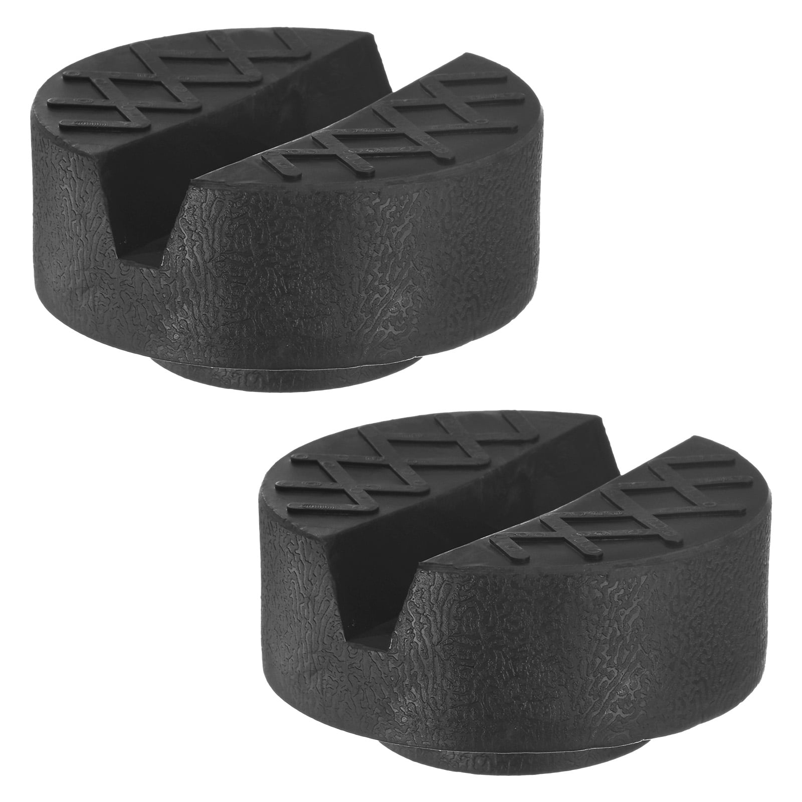 Uxcell 2-Pack Floor Jack Rubber Pad, 2.5 Inch Dia Universal Rail Pinch ...