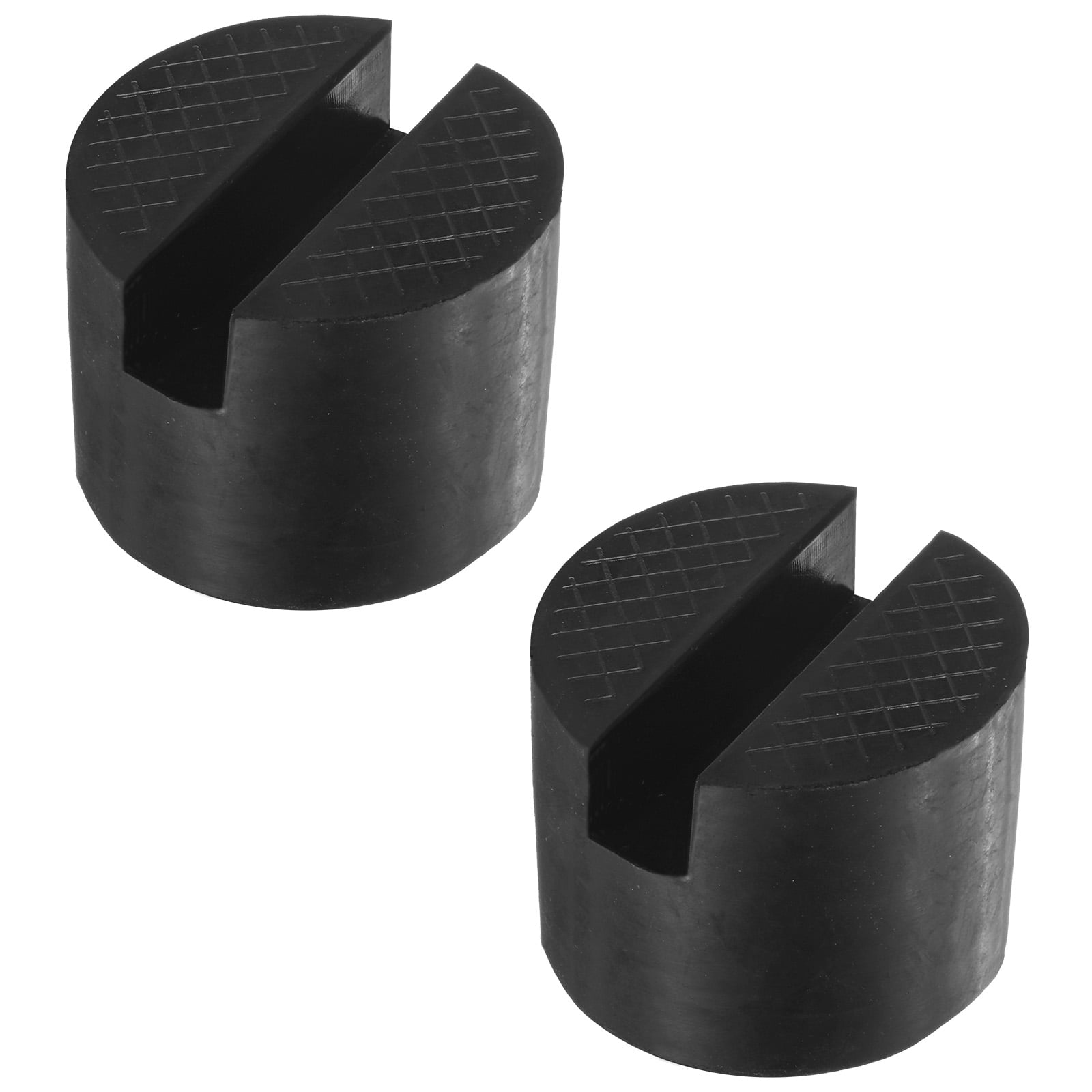 Uxcell 2-Pack Floor Jack Rubber Pad, 2 Inch Dia Universal Rail Pinch ...