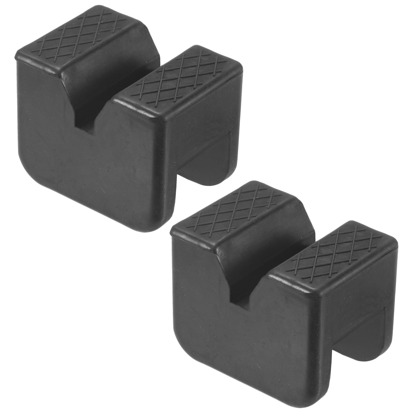Uxcell 2-Pack Floor Jack Rubber Pad, Universal Rail Pinch Weld Stand ...