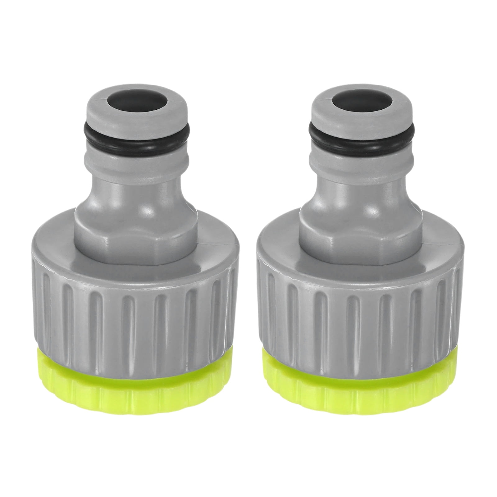 Uxcell 2-Pack Garden Hose Quick Connect, G3/4 Inch G1/2 Inch Plastic 2 ...