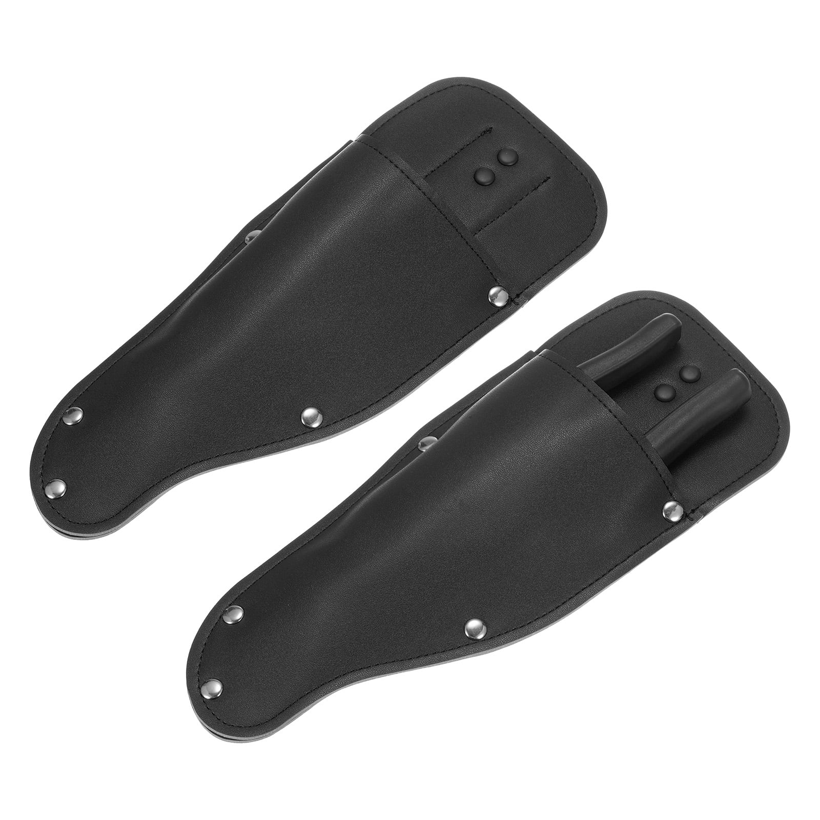 Uxcell 2-Pack Garden Pruner Sheath, Portable PU Leather Pruning Shears ...