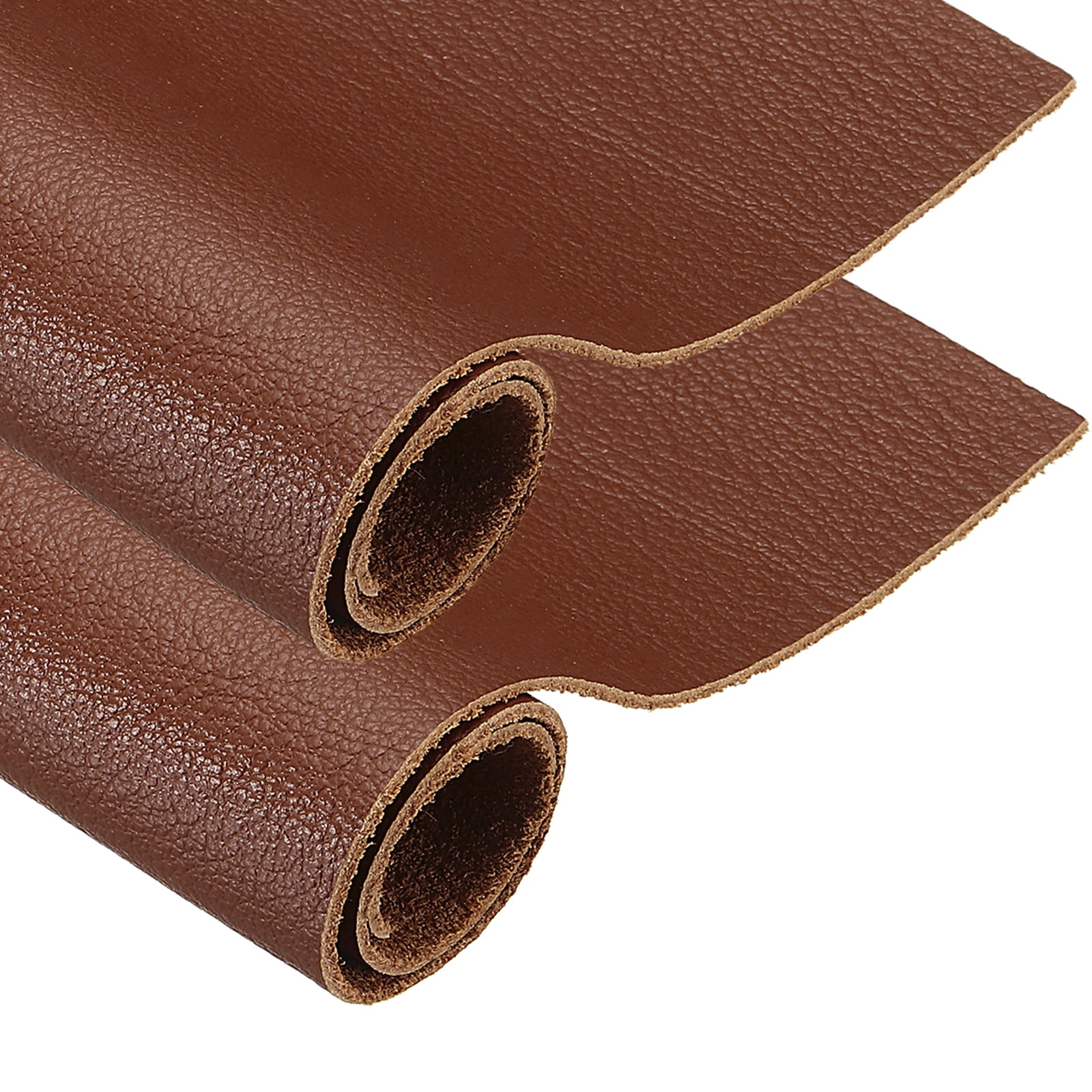 Uxcell 2 Pack Genuine Leather Sheet, 7.9" x 11.8" Cowhide Full Grain ...