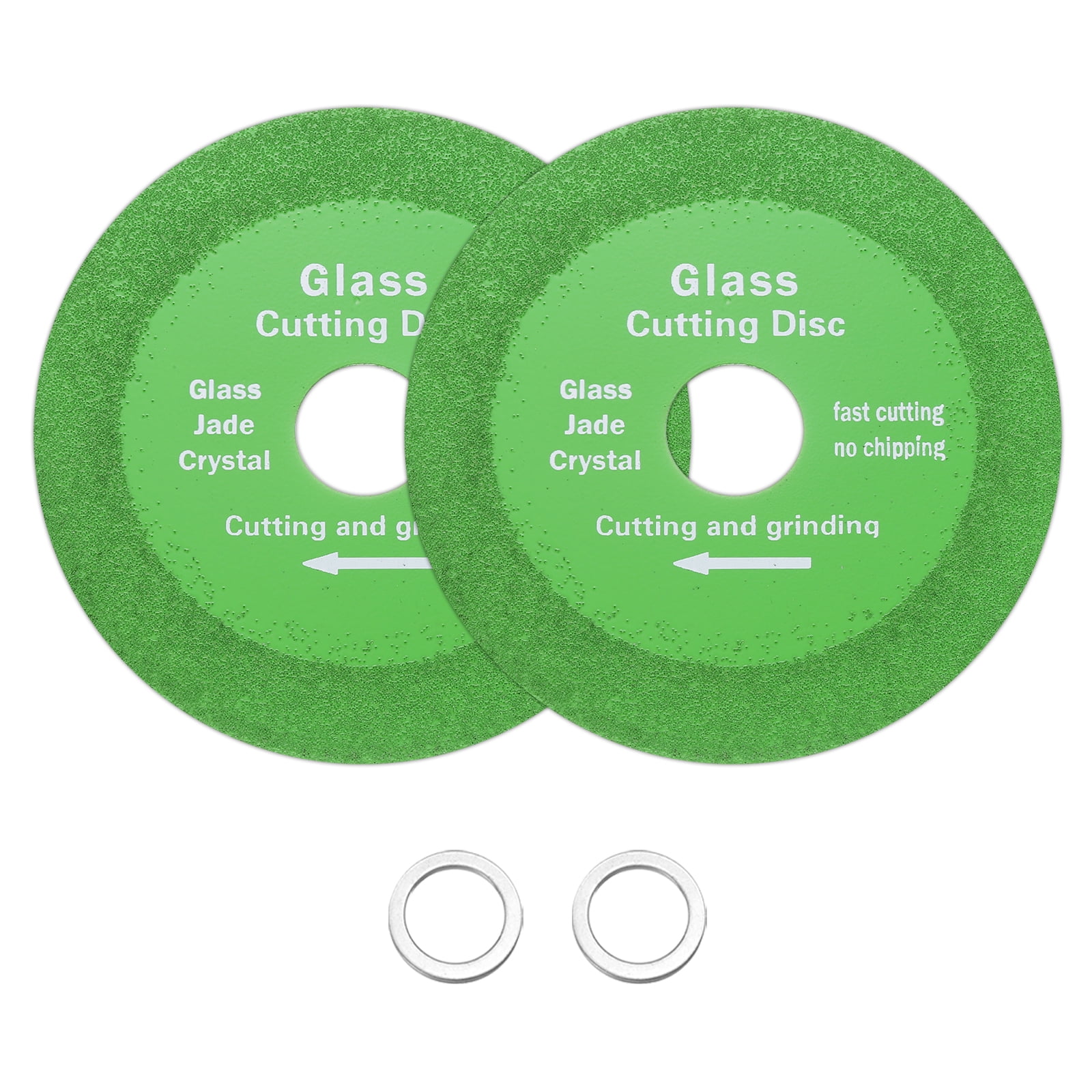 Uxcell 2 Pack Glass Cutting Disc 4 Inch for Angle Grinder 4" Diamond ...