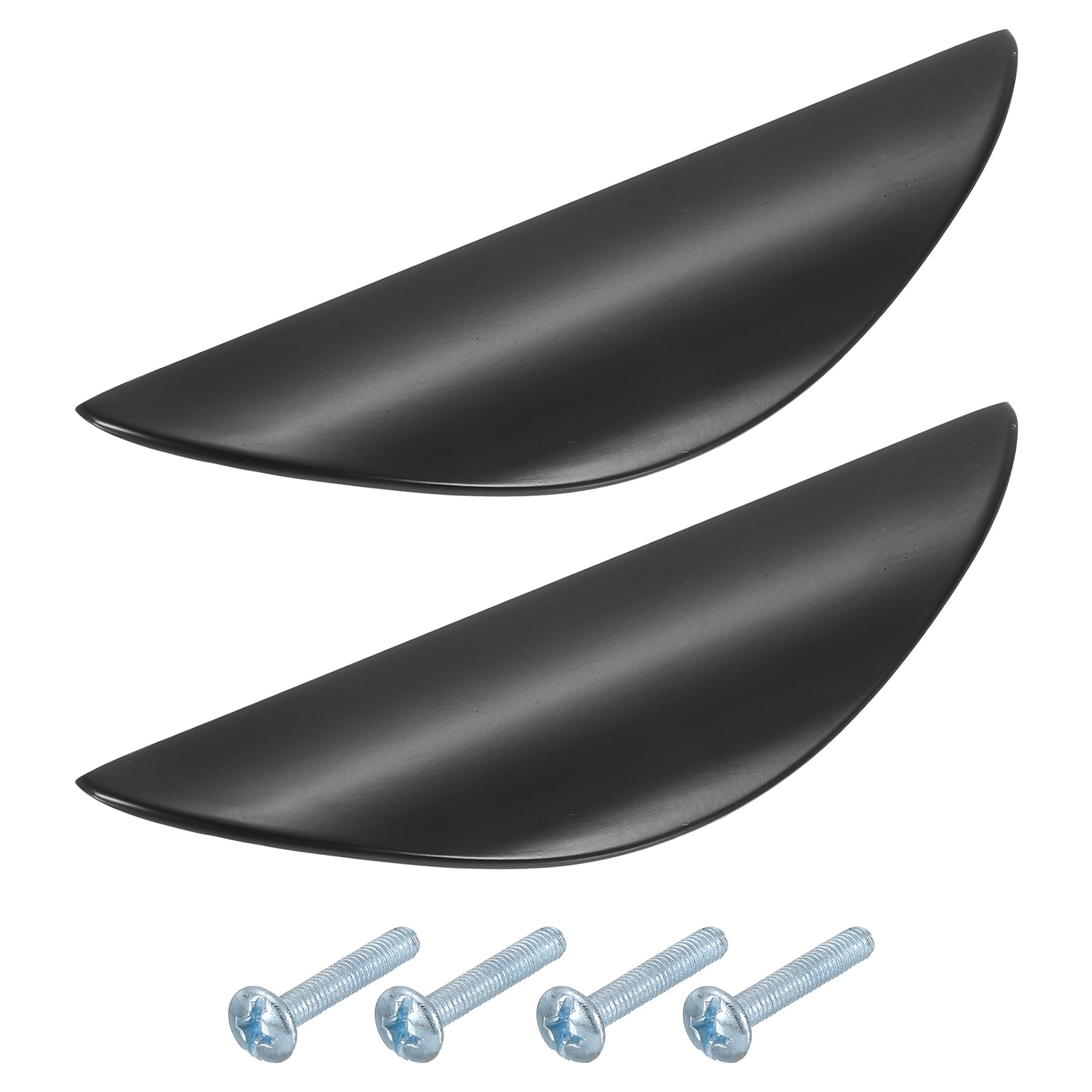 Uxcell 2 Pack Half Moon Cabinet Pull, 2.52" Hole Center Drawer Pulls ...