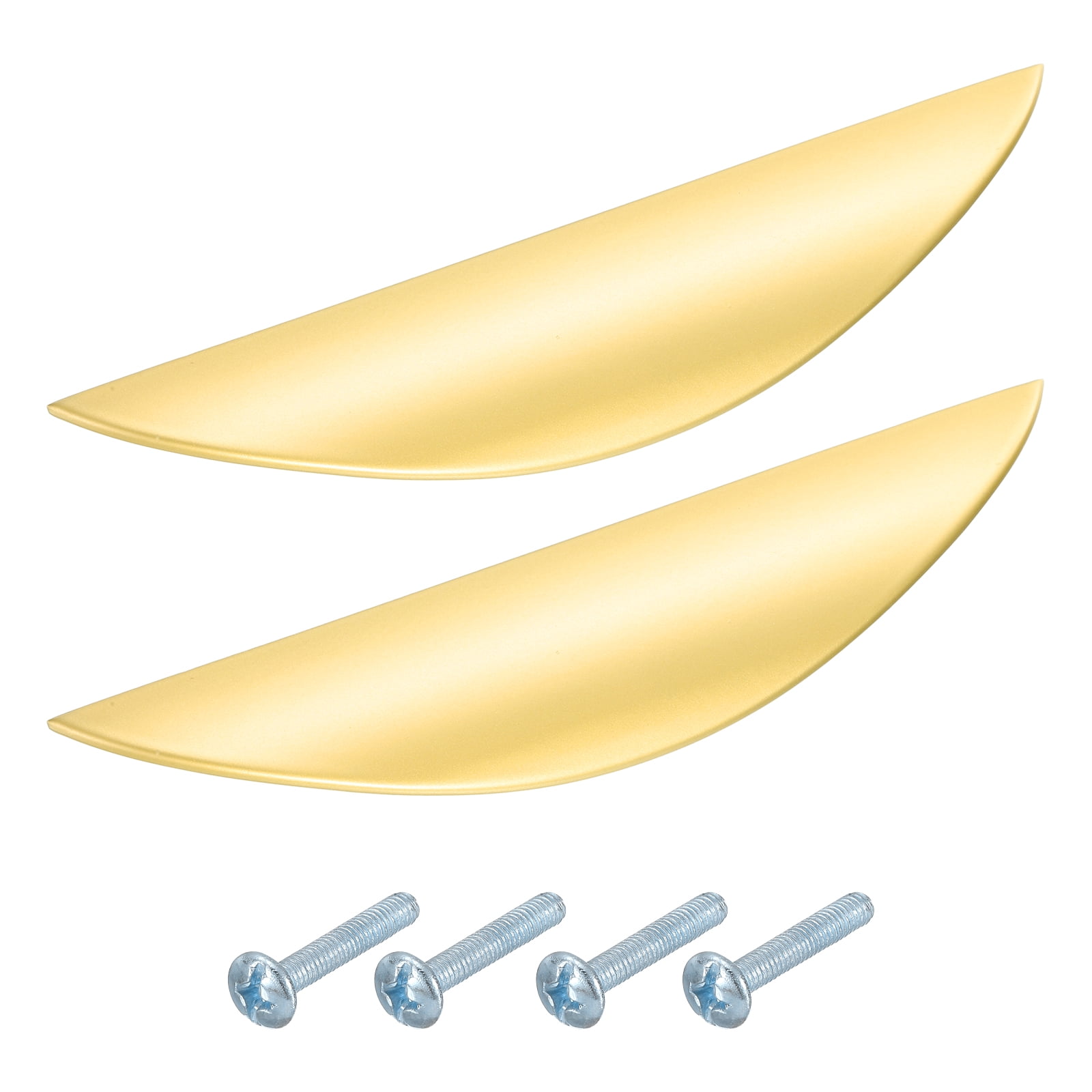 Uxcell 2 Pack Half Moon Cabinet Pull, 3.78" Hole Center Drawer Pulls ...