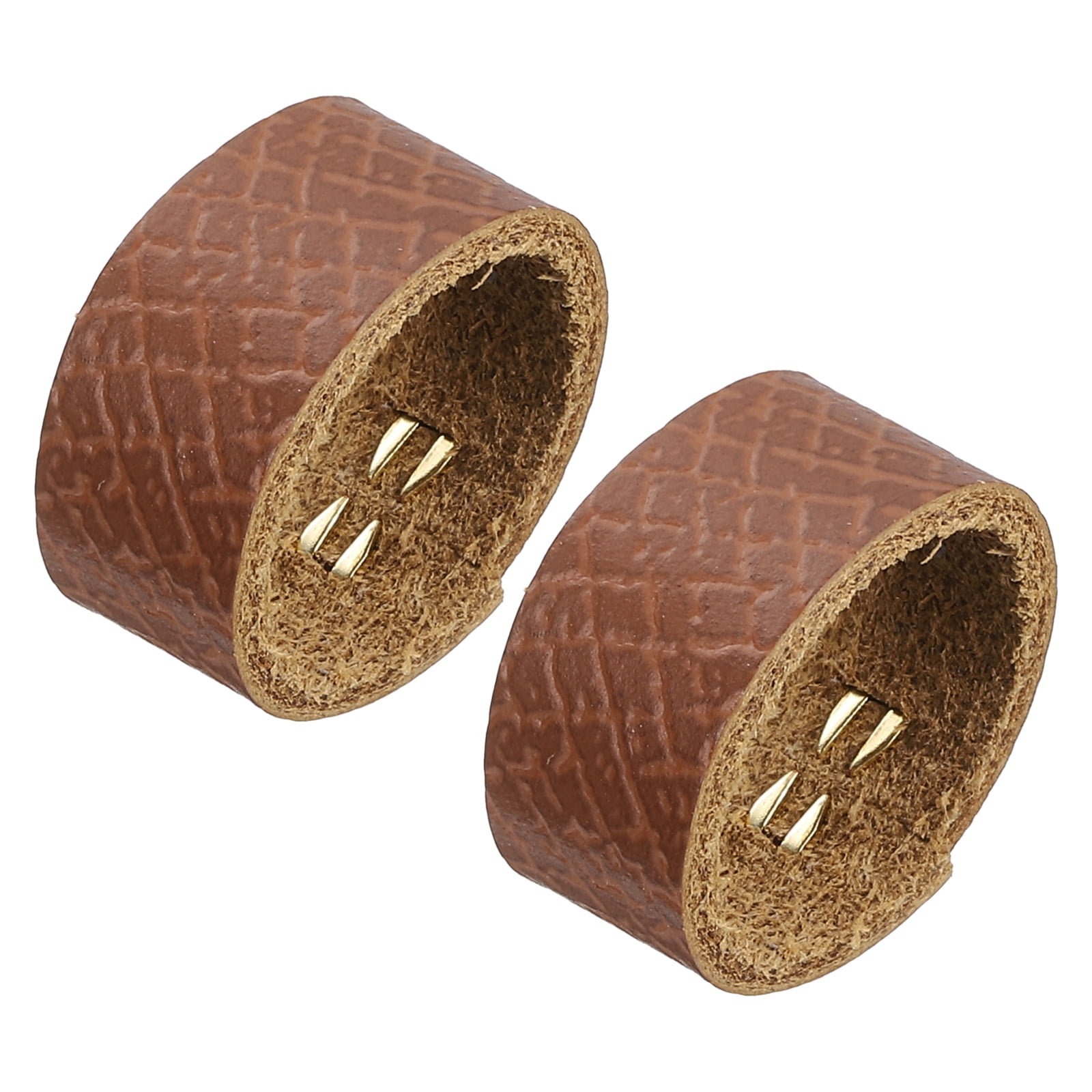 Uxcell 2 Pack Leather Belt Loop Keeper for 0.79 Inch Wide Belt, Brown ...