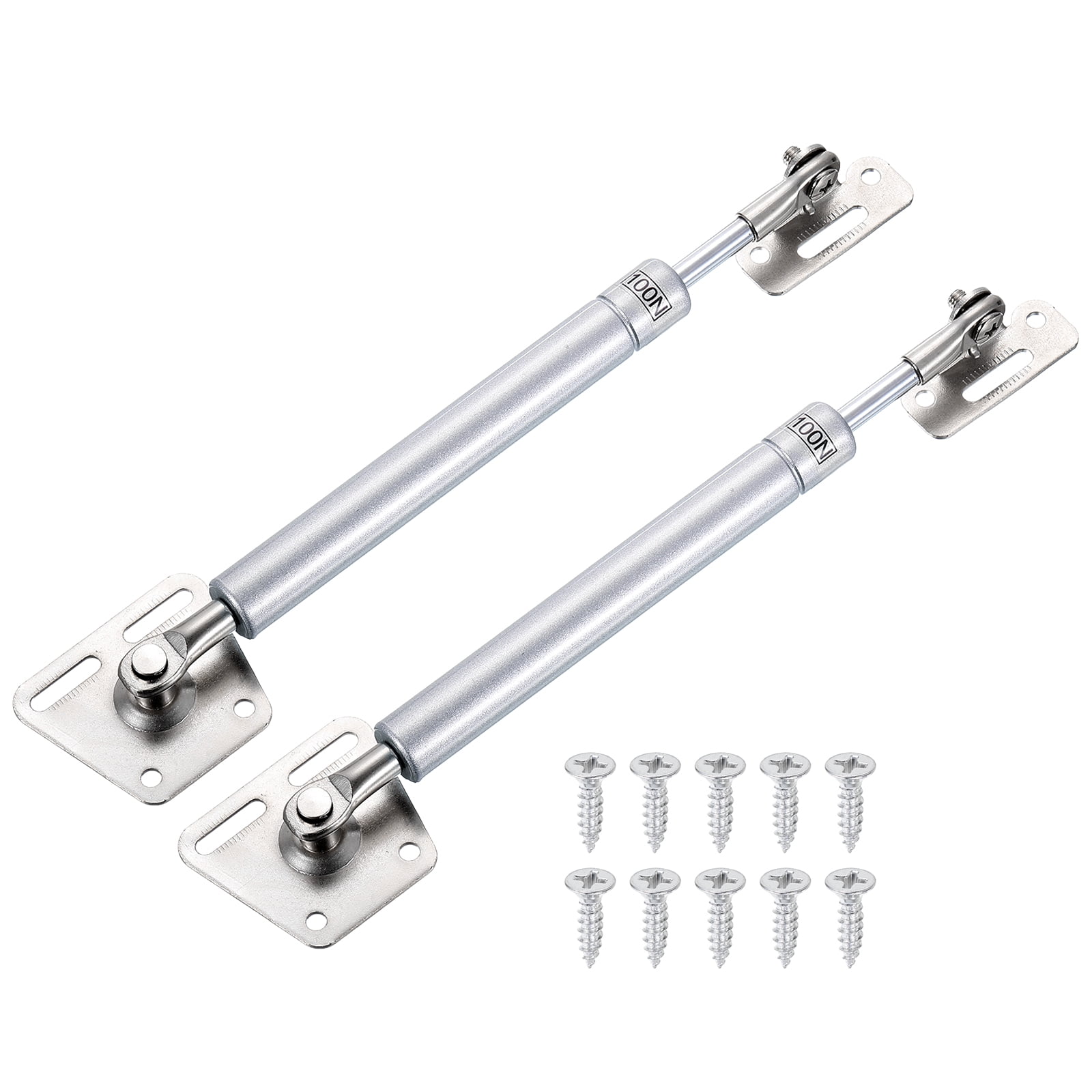 Uxcell 2 Pack Lid Support Hinges, 100N Gas Struts Soft Close Folding ...