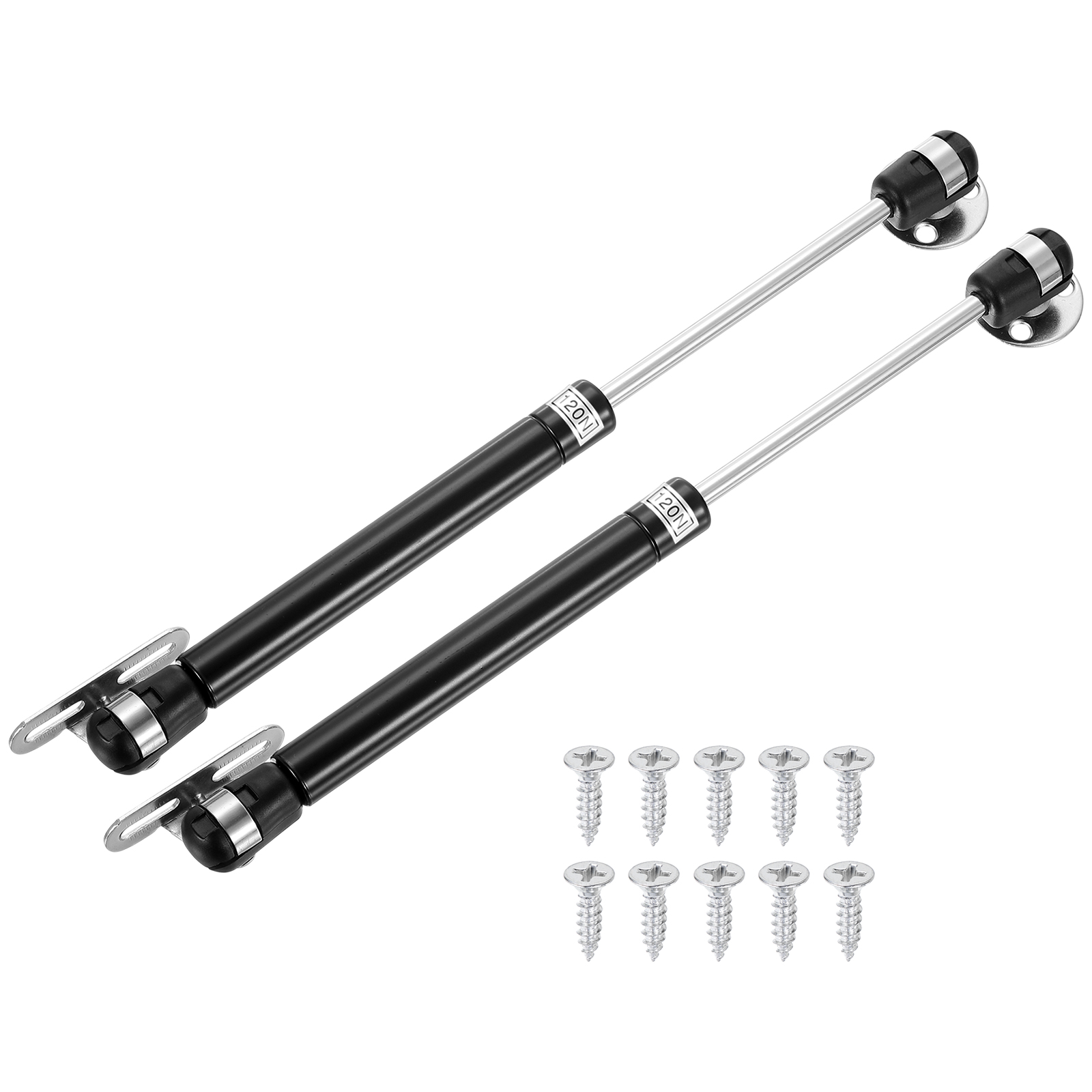 Uxcell 2 Pack Lid Support Hinges, 120N Gas Struts Soft Close Folding ...