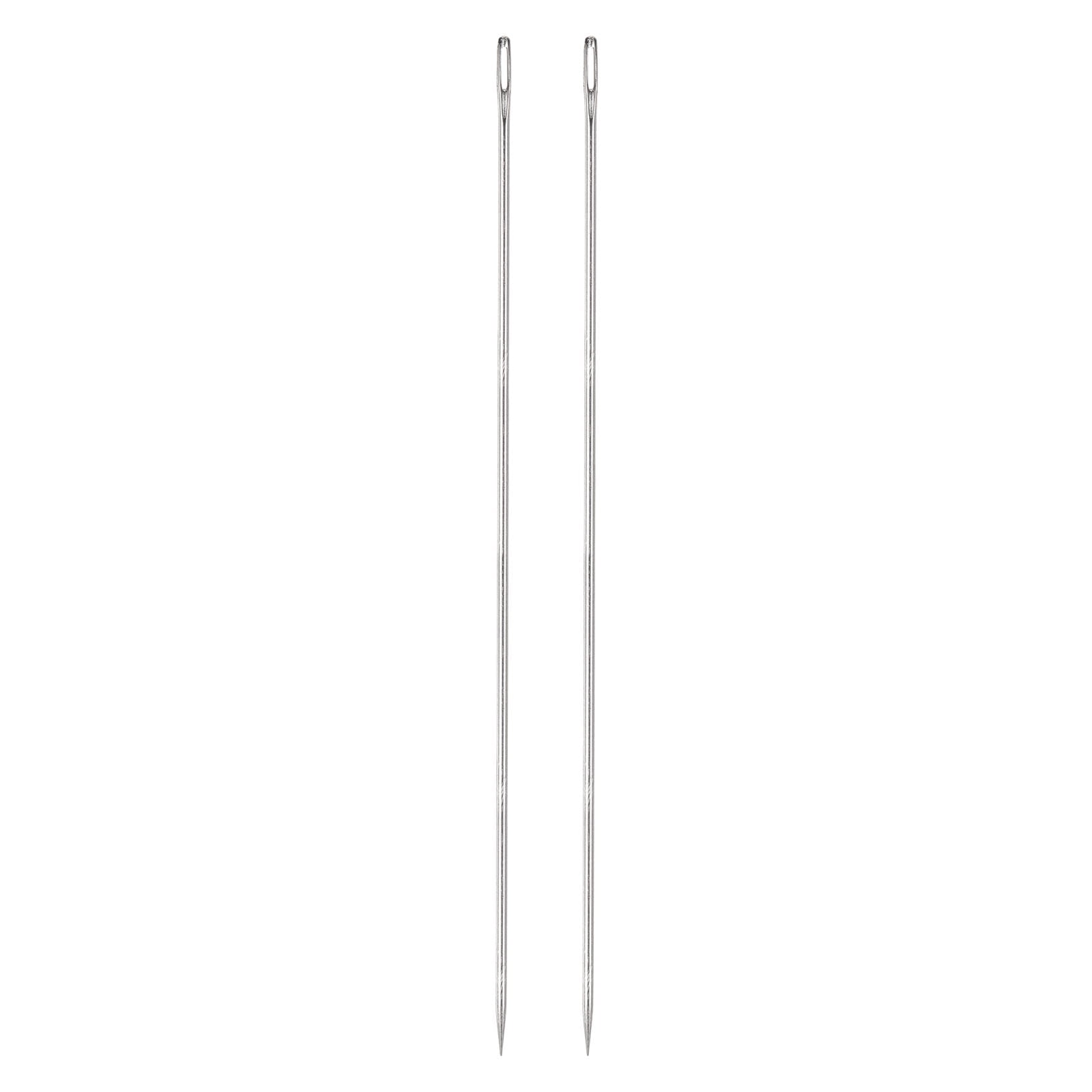 Uxcell Upholstery Needle Large Eye Stitching Extra Long Sewing Needles ...
