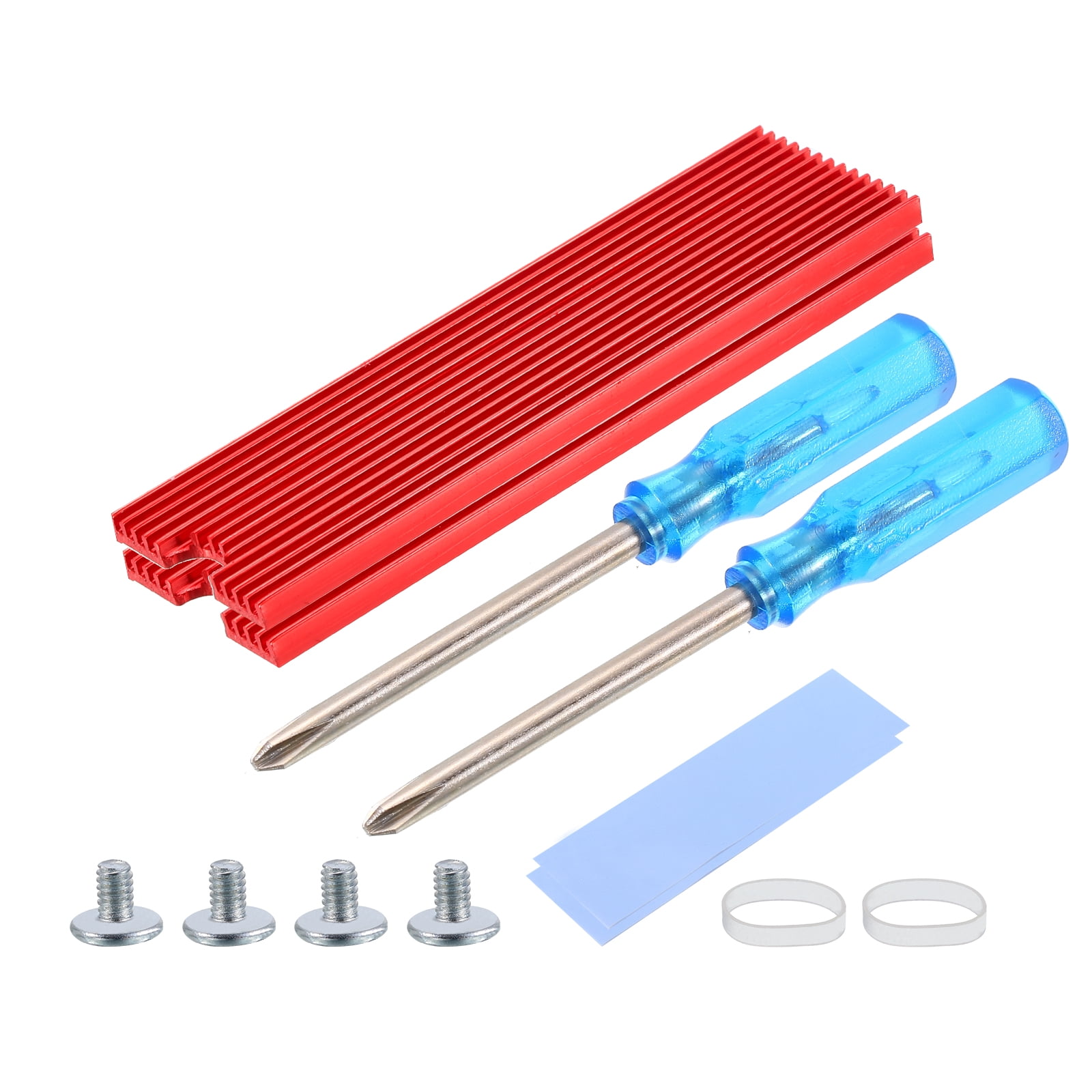 Uxcell 2 Pack M.2 2280 SSD Heatsink with Silicone Thermal Pads ...