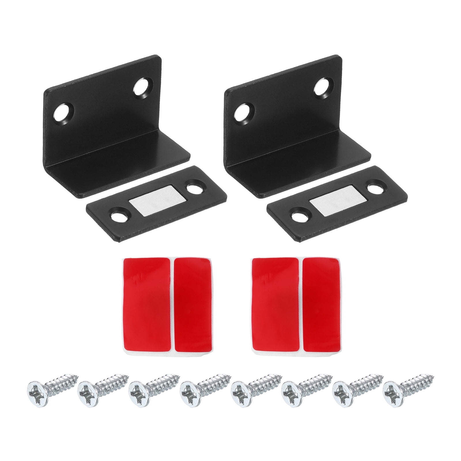 Uxcell 2 Pack Magnetic Door Catch Ultra Thin Cabinet Magnets Drawer ...