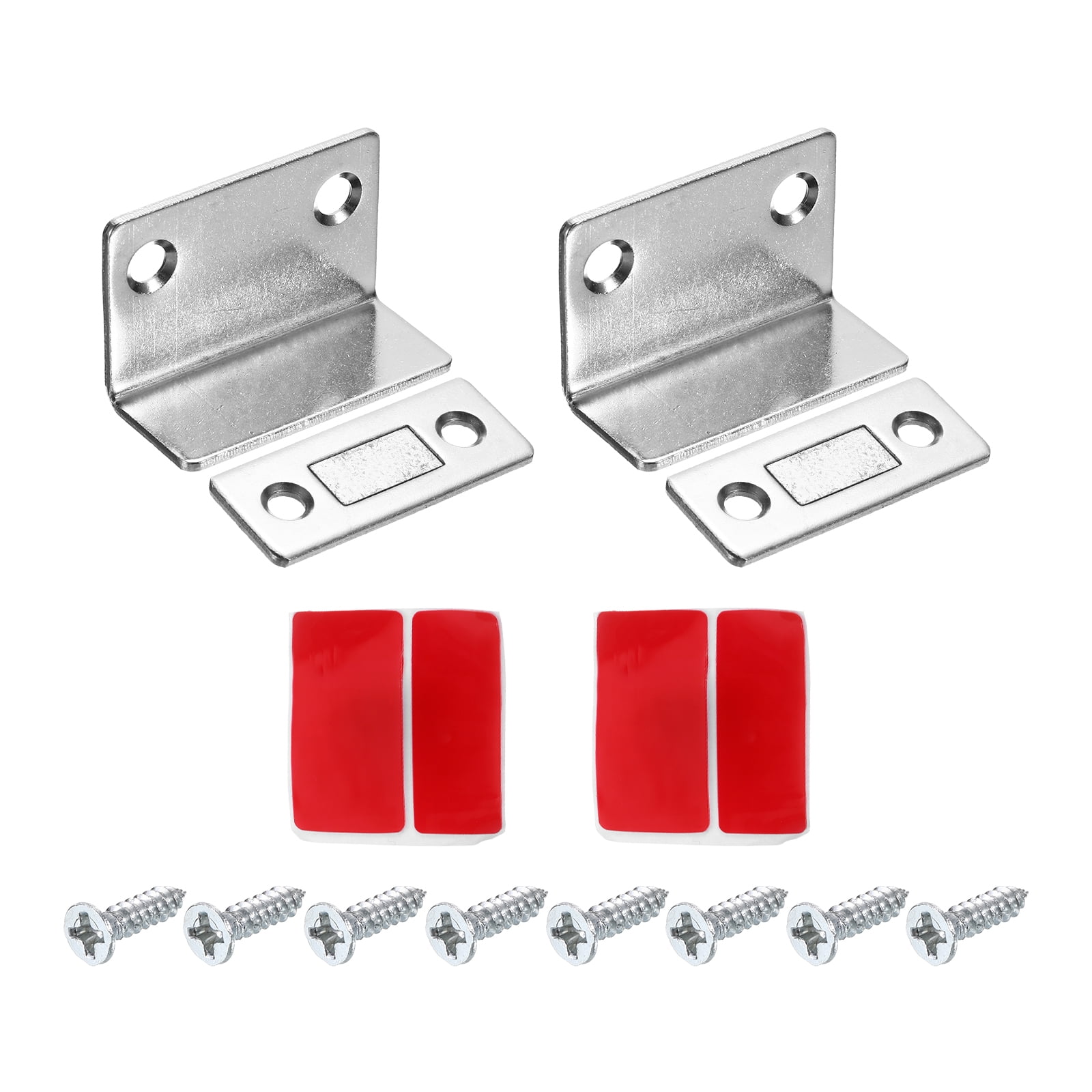 Uxcell 2 Pack Magnetic Door Catch Ultra Thin Cabinet Magnets Drawer ...