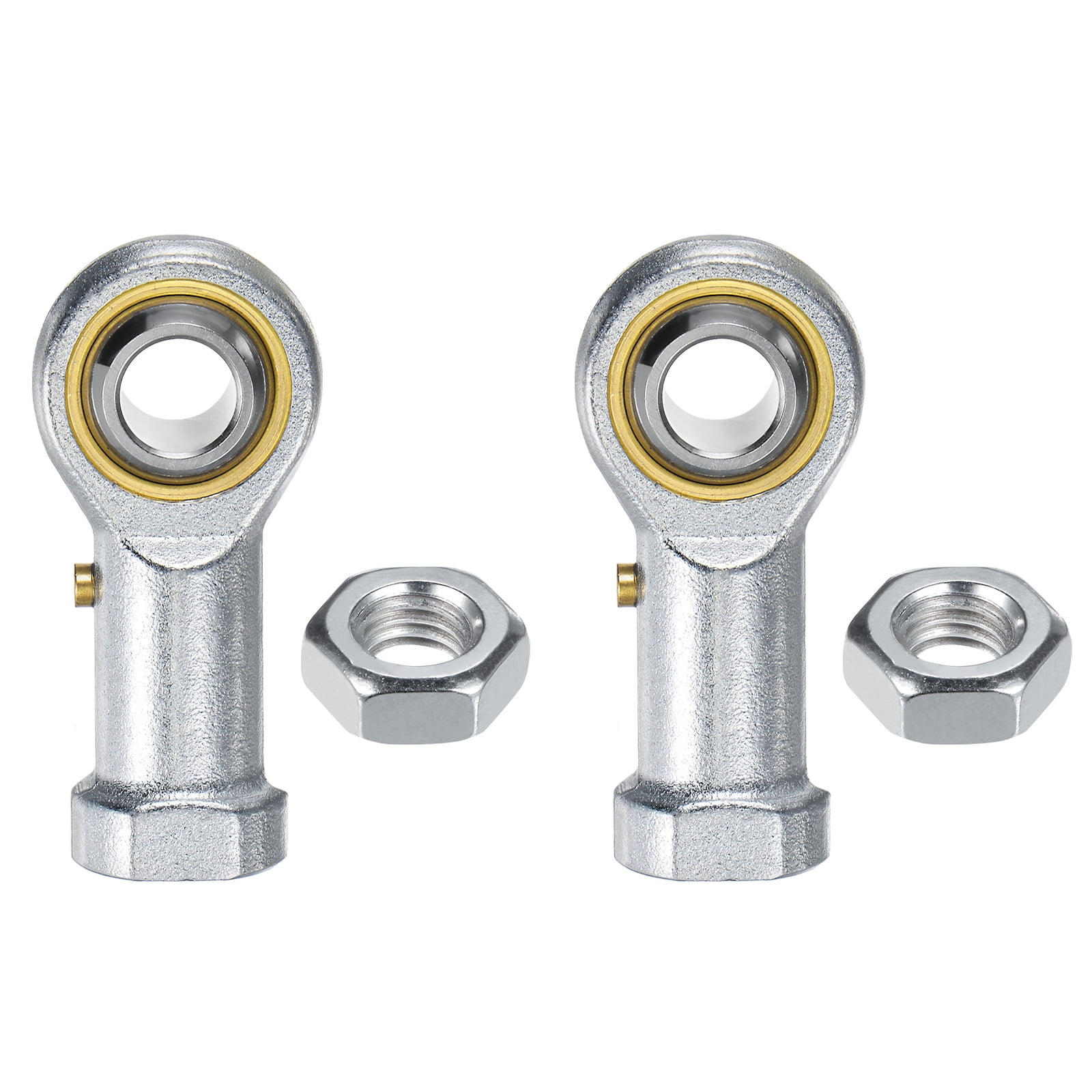 Uxcell 2-Pack PHS10 Rod End Bearing, M10*1.5 Right Thread Female Thread Steel Joint Rod Ends W ...