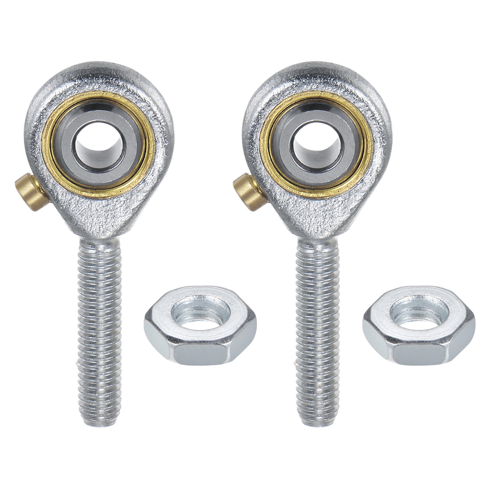 Uxcell 2-Pack POSB3 Rod End Bearing, #10-32 Right Thread Male Thread Steel Joint Rod Ends W Jam ...