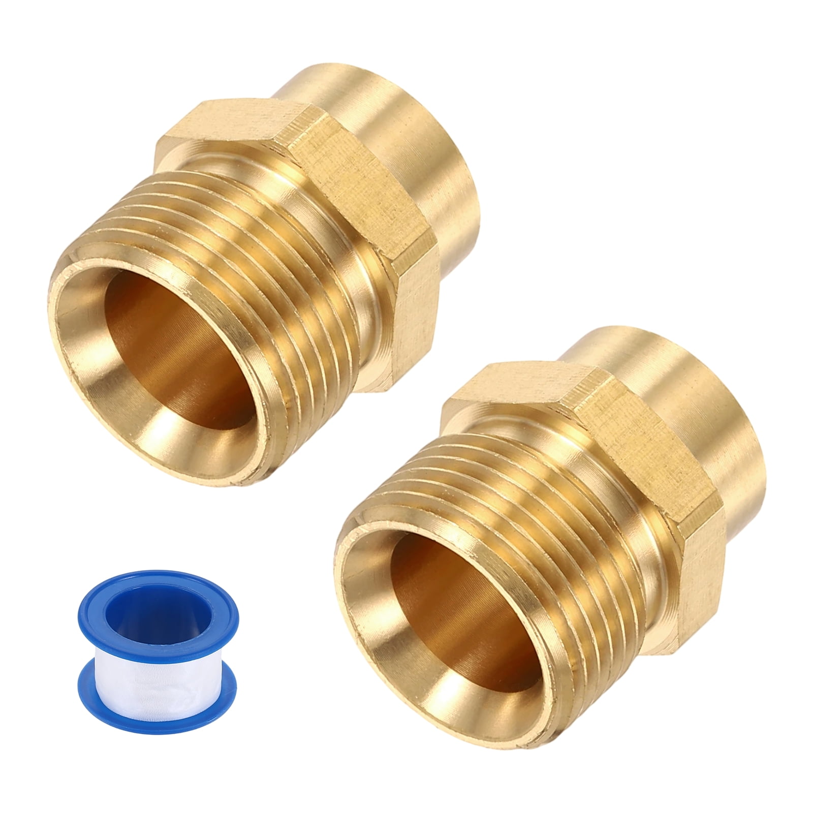 Uxcell 2 Pack Pressure Washer Adapter, G1/4" Female to M22 14mm Male ...