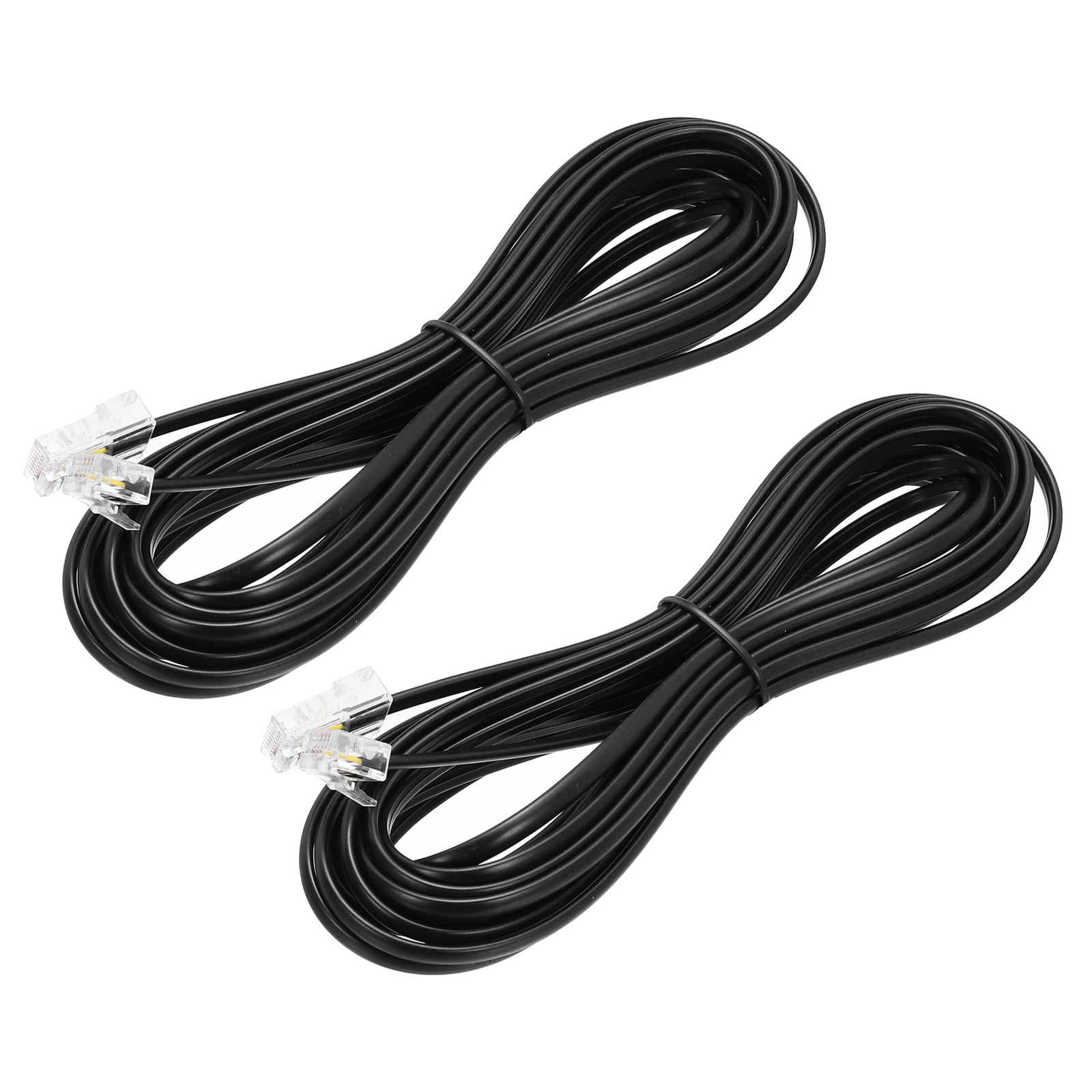 Uxcell 2 Pack RJ45 8P4C to RJ11 6P4C Adapter Converter Cable, RJ45 to ...