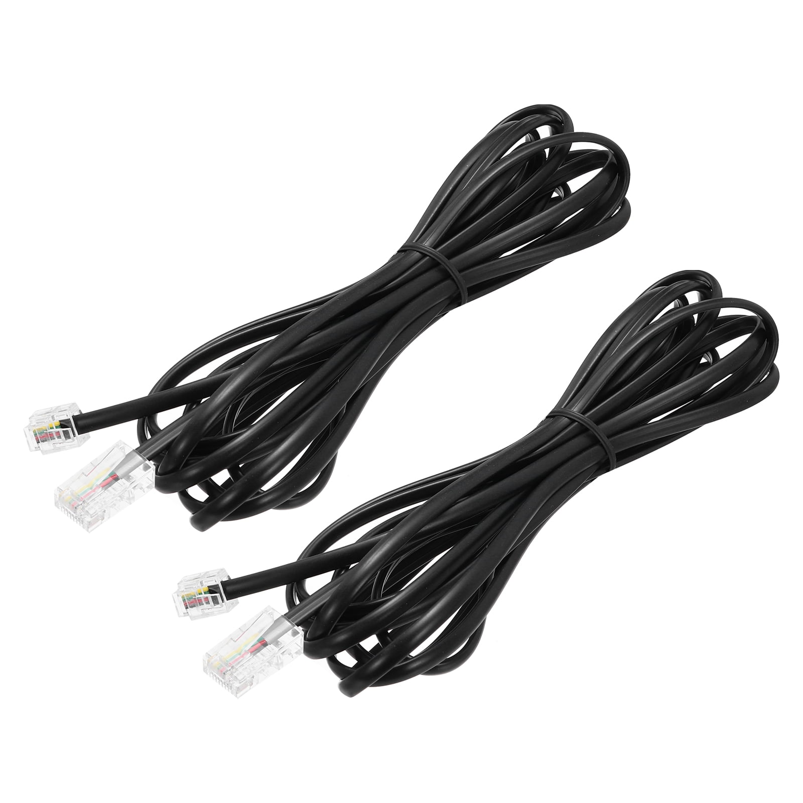 Uxcell 2 Pack RJ45 8P4C to RJ11 6P4C Adapter Converter Cable, RJ45 to ...