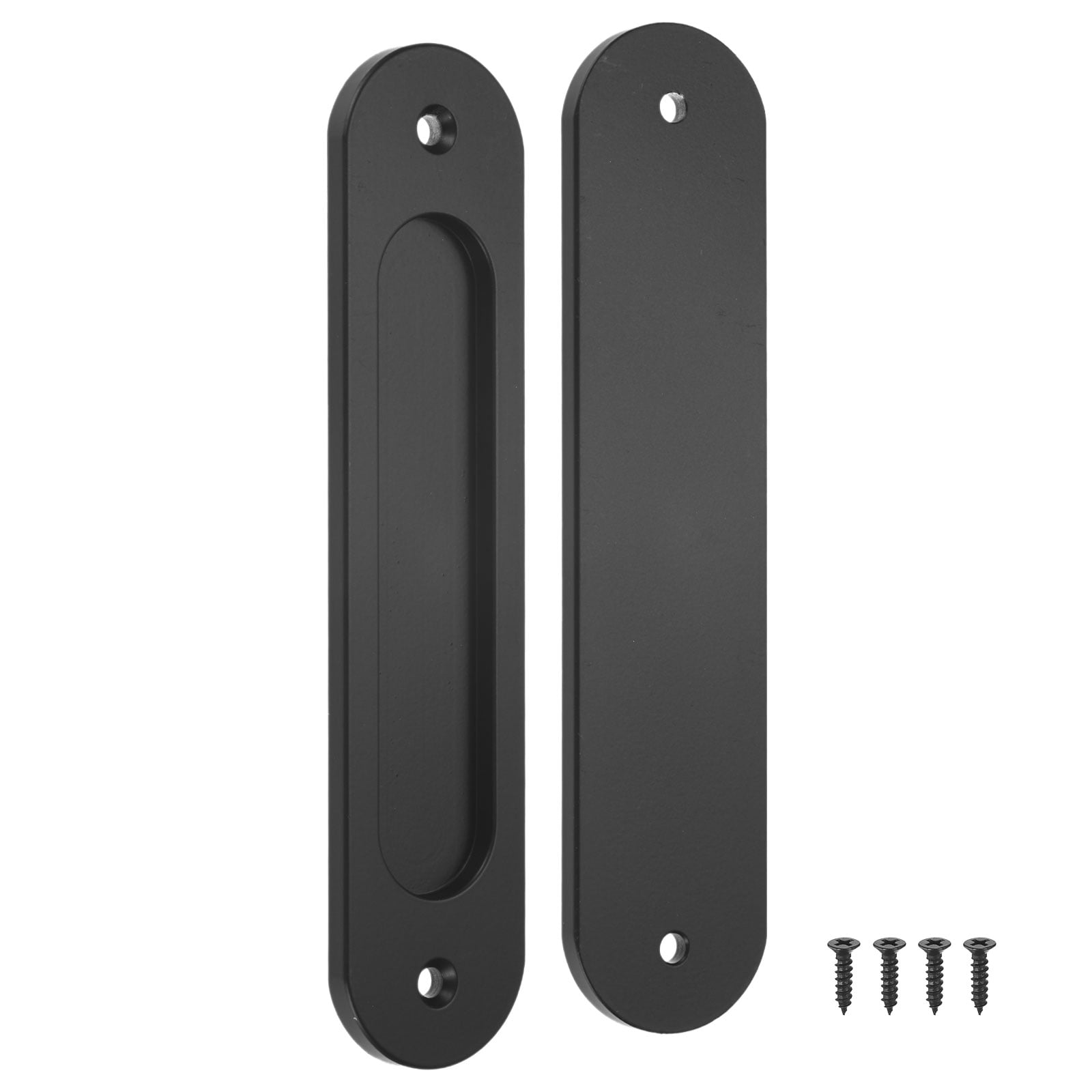 Uxcell 2-Pack Recessed Finger Pulls, 7 Inch Aluminum Alloy Sliding ...